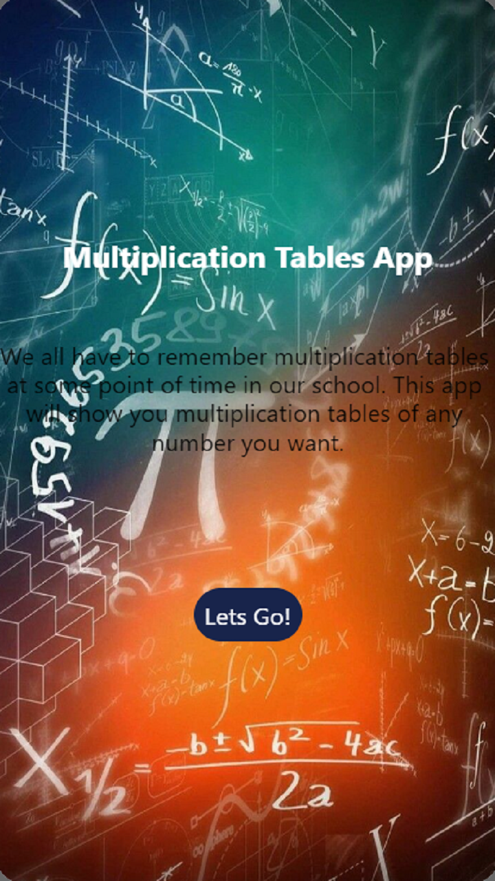 Multiplication Table - App on Amazon Appstore