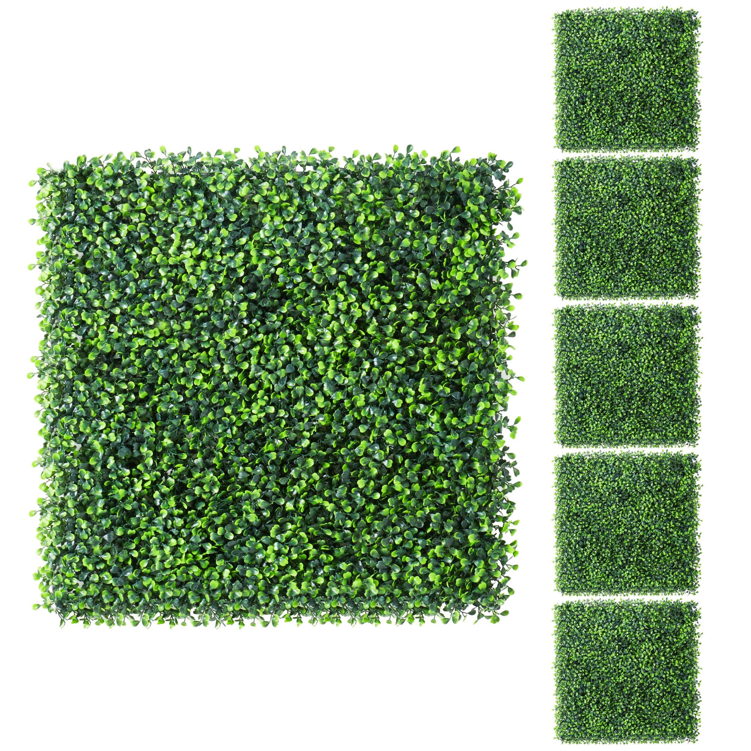 Amazon.com: Yaheetech 18PCS Artificial Boxwood Hedge Panels, 20"x20 ...