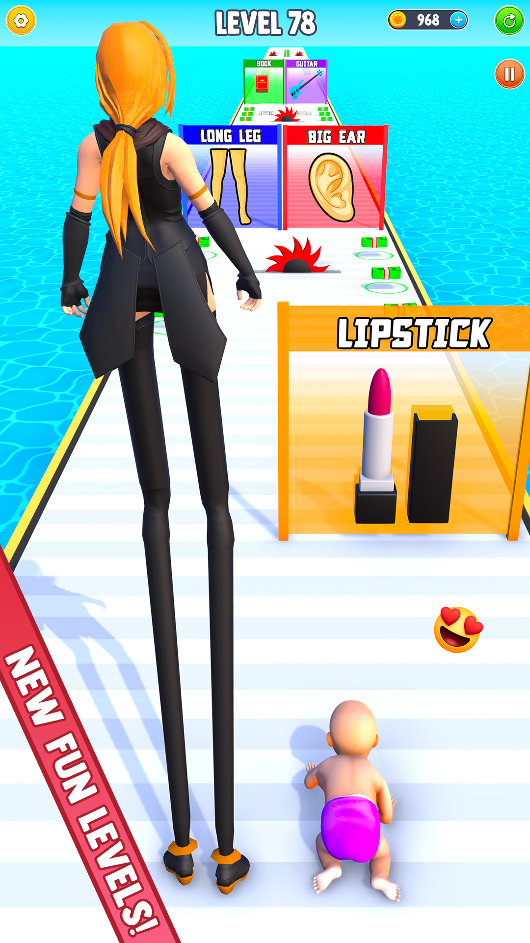 Build a Fashion Queen Makeover Game 2024 New Fashion show Catwalk ...