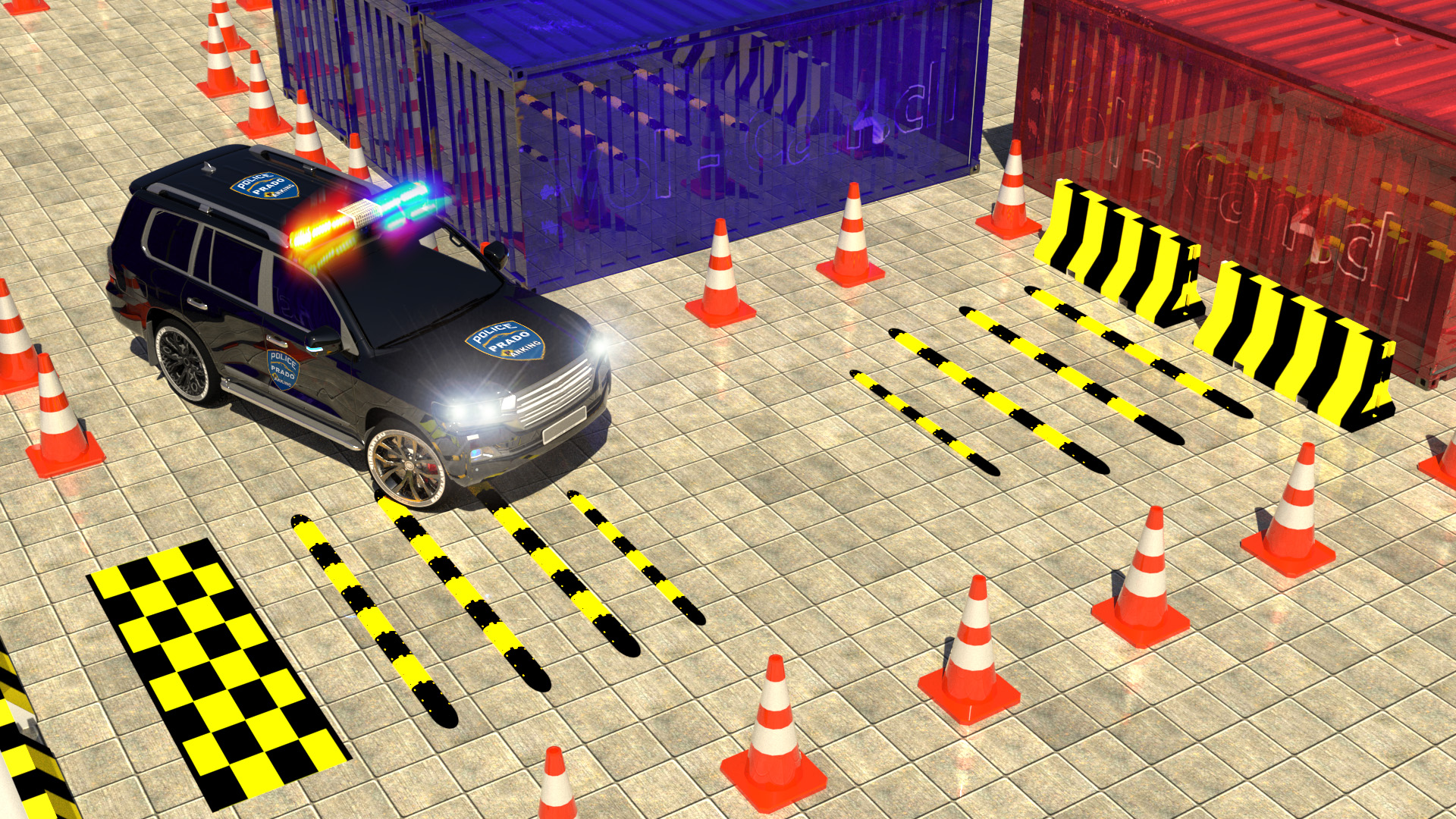 Multiplayer Police Prado Car Parking Game Pro US Police Car Transport ...