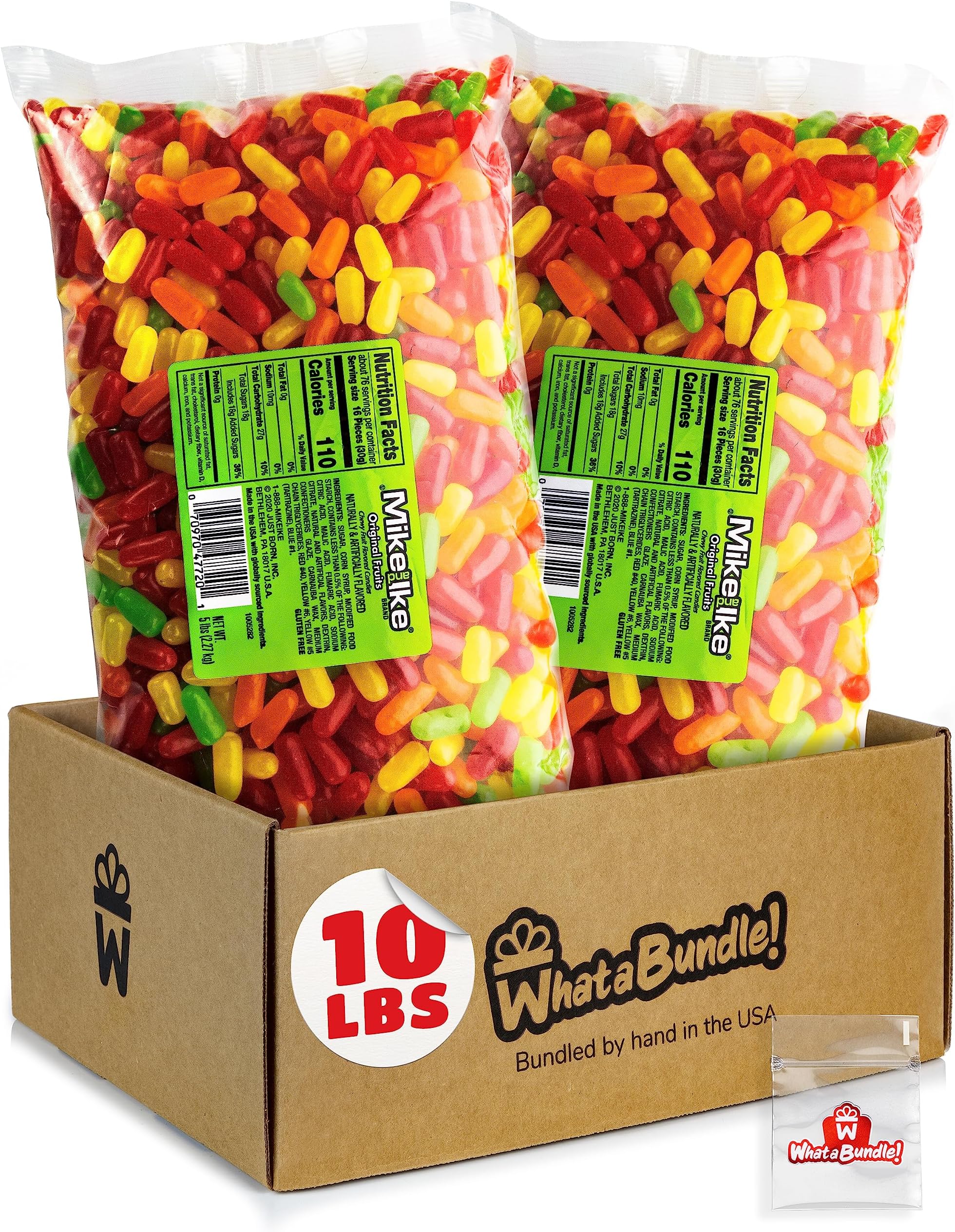 Amazon.com: Mike & Ike Original Fruits Bulk Official 5 lb.Bag : Grocery ...