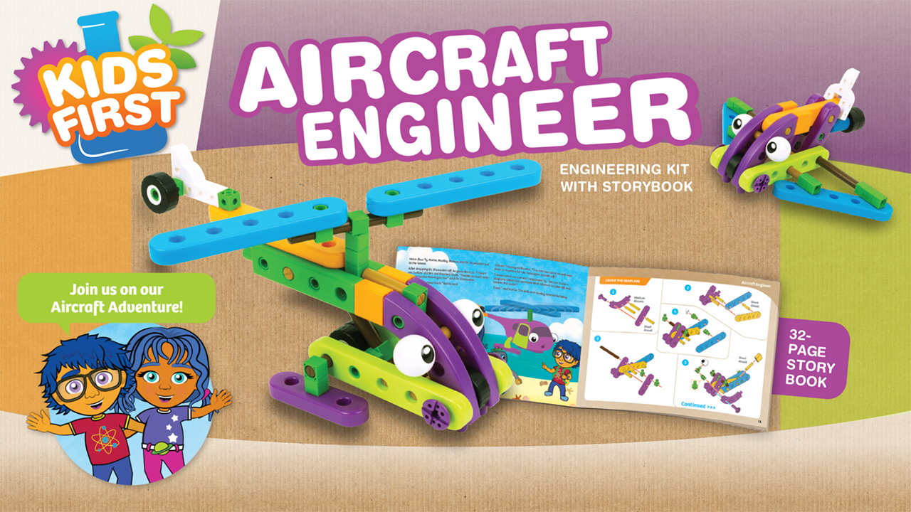 Rechargeable LED Light Thames & Kosmos Kids First Aircraft Engineer ...