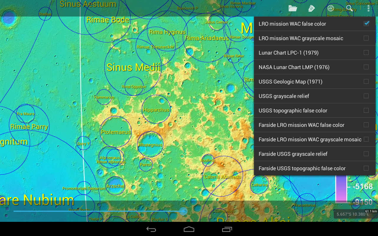 LunarMap HD - App on Amazon Appstore