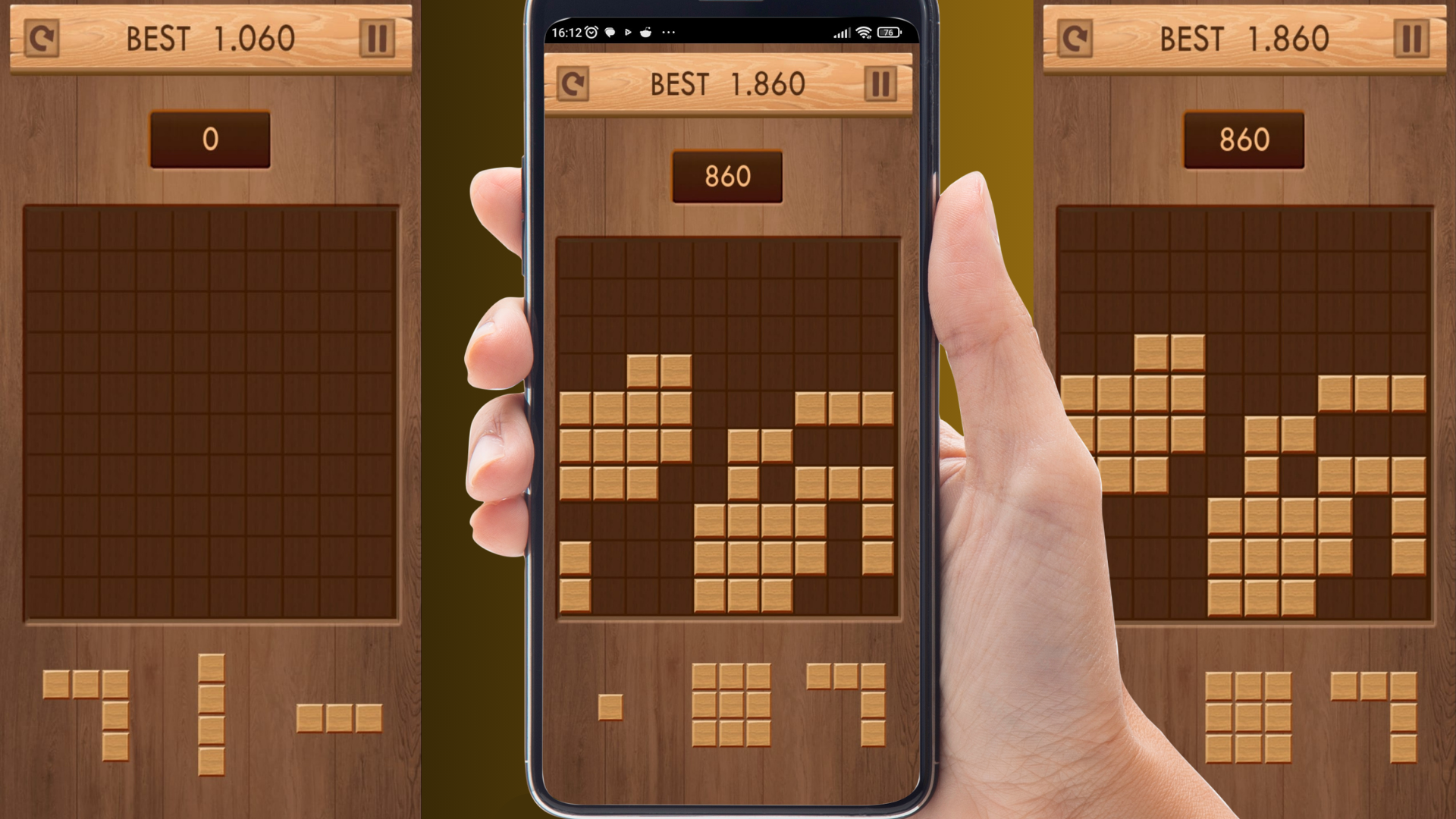Block Master Puzzle Wood - Free Wooden Tetris Game - App on Amazon Appstore