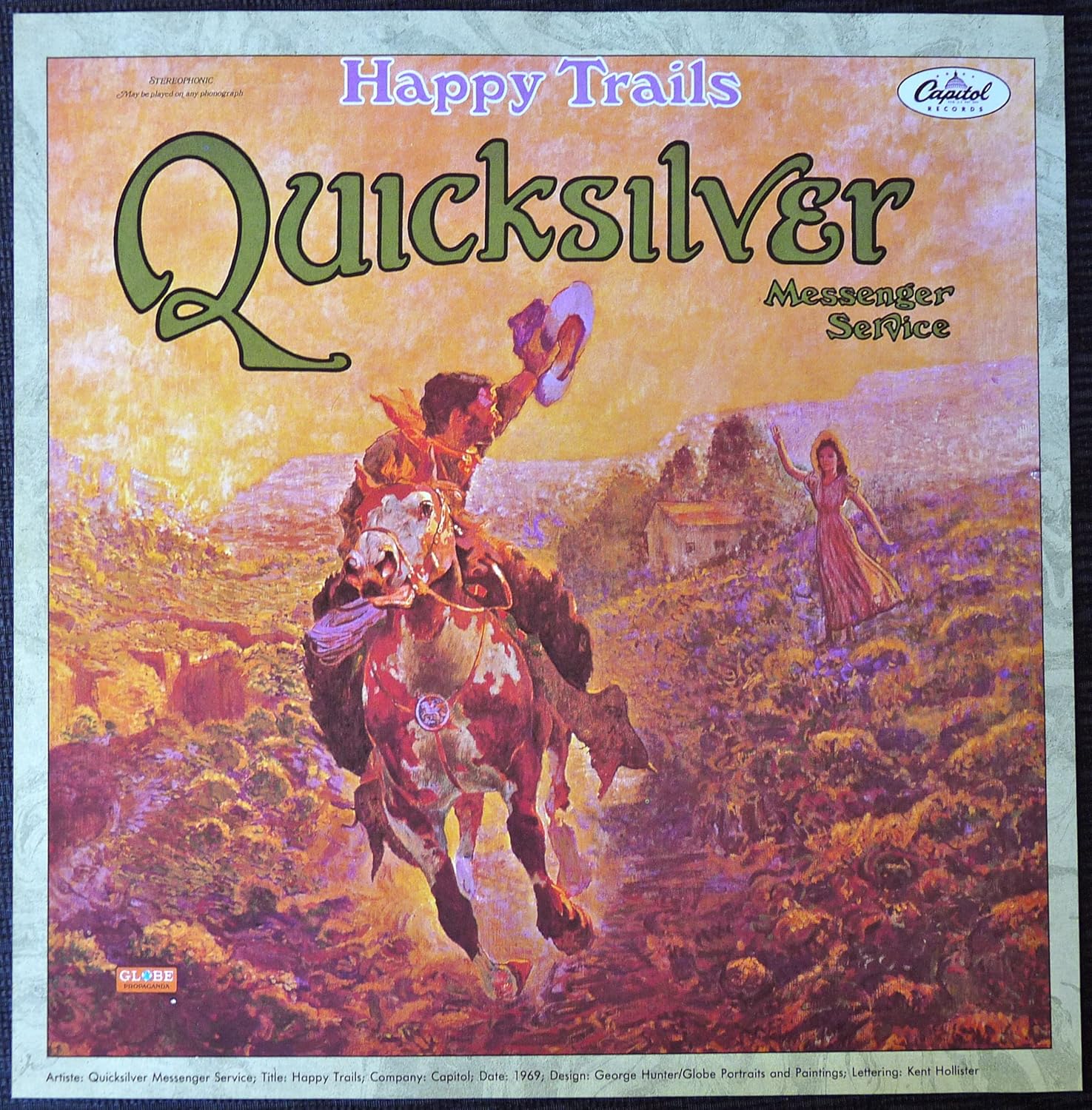 Amazon.com: Quicksilver Messenger Service - Happy Trails - Vintage Album Cover Poster: Posters ...