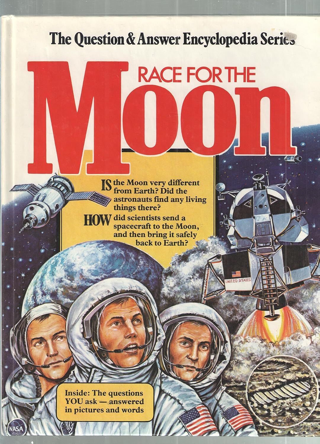 Question and Answer Encyclopedia Series Race For the Moon: Robin Kerrod ...