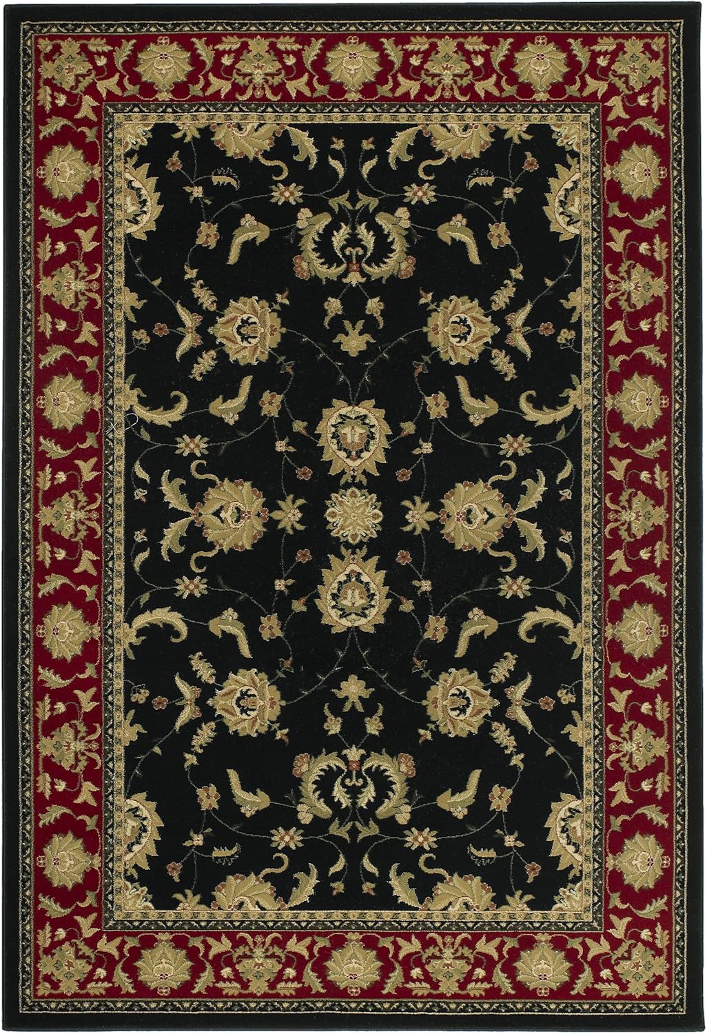 Amazon Surya Earth 3 Feet 9 Inch By 5 Feet 9 Inch Rug Black