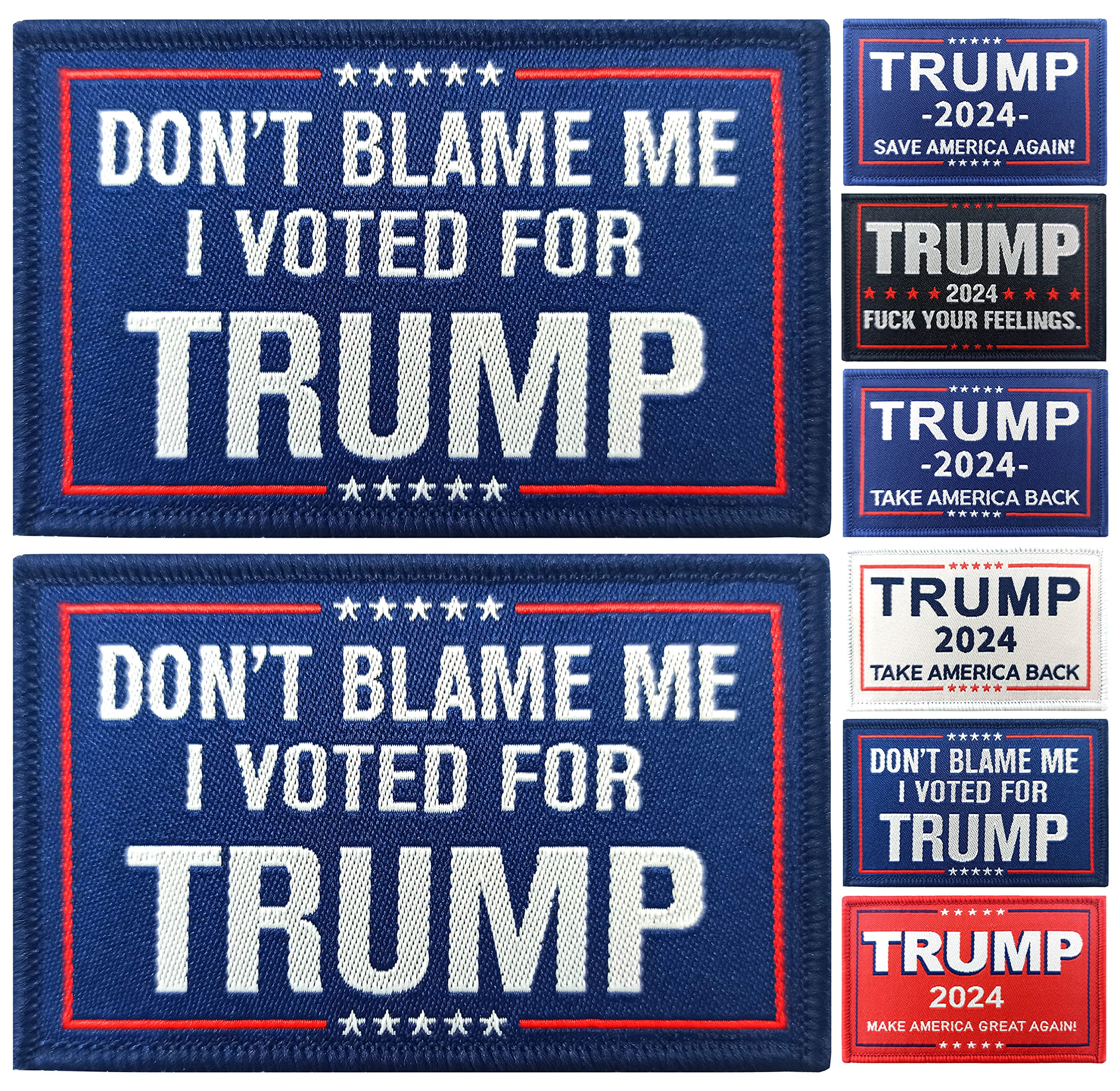 Buy JBCD2 Pack Donald Trump 2024 Patch Don't Blame Me s Patches ...