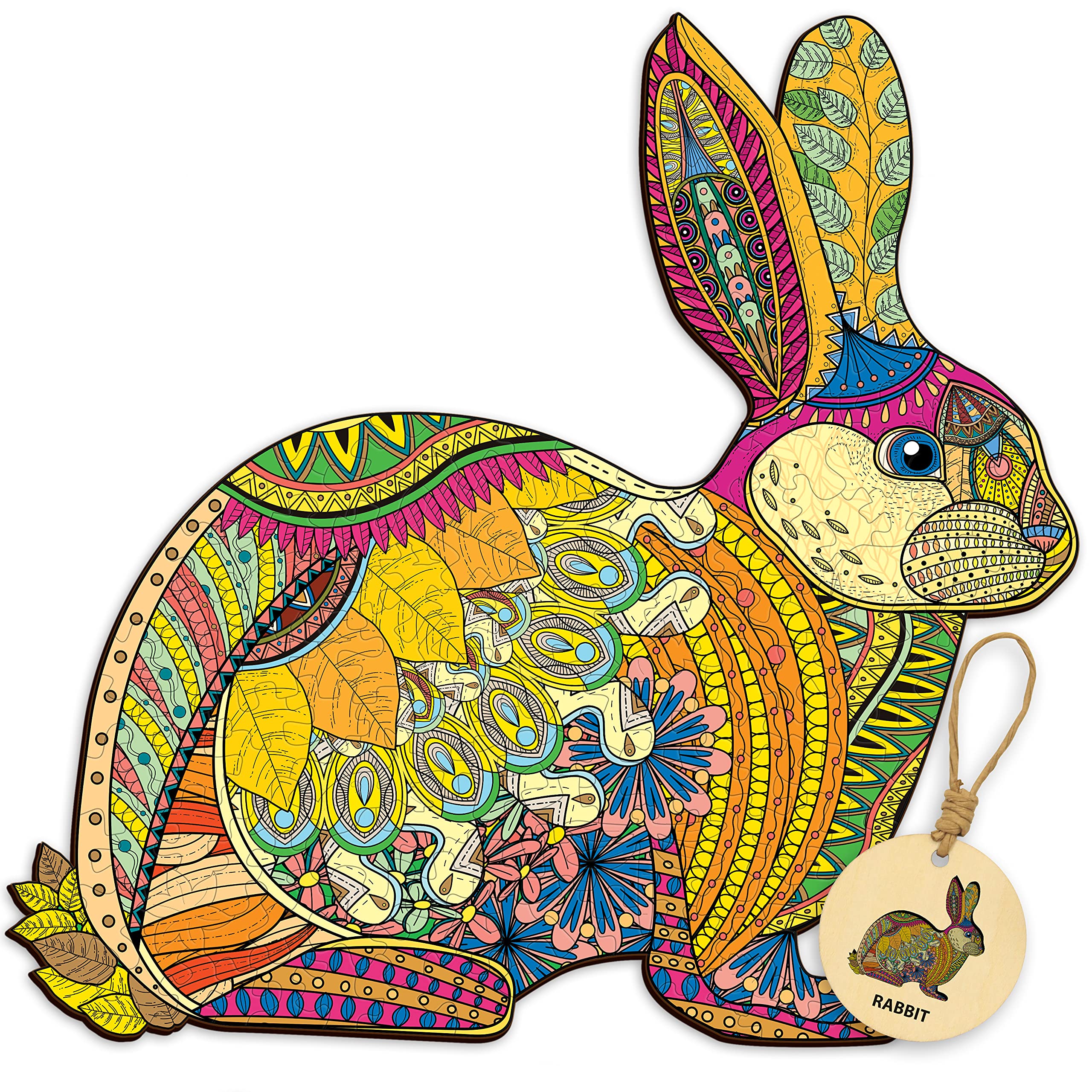 Wooden Rabbit Puzzle