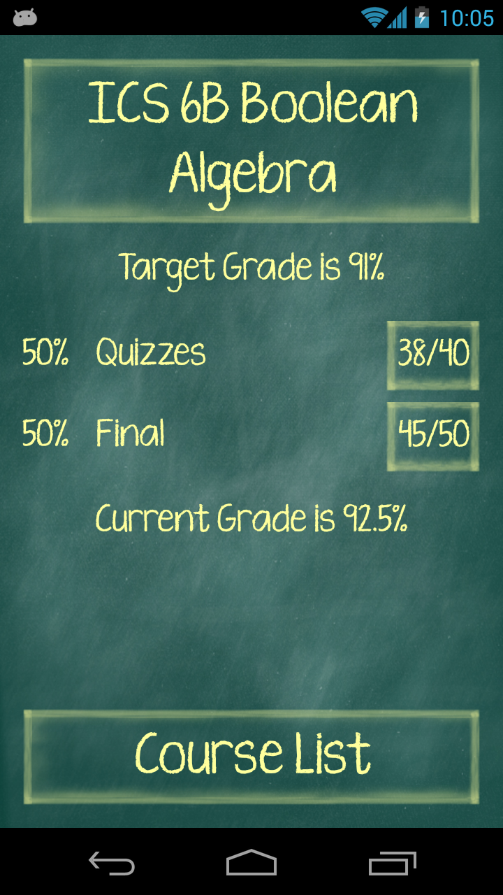 Grade Calculator - App on Amazon Appstore