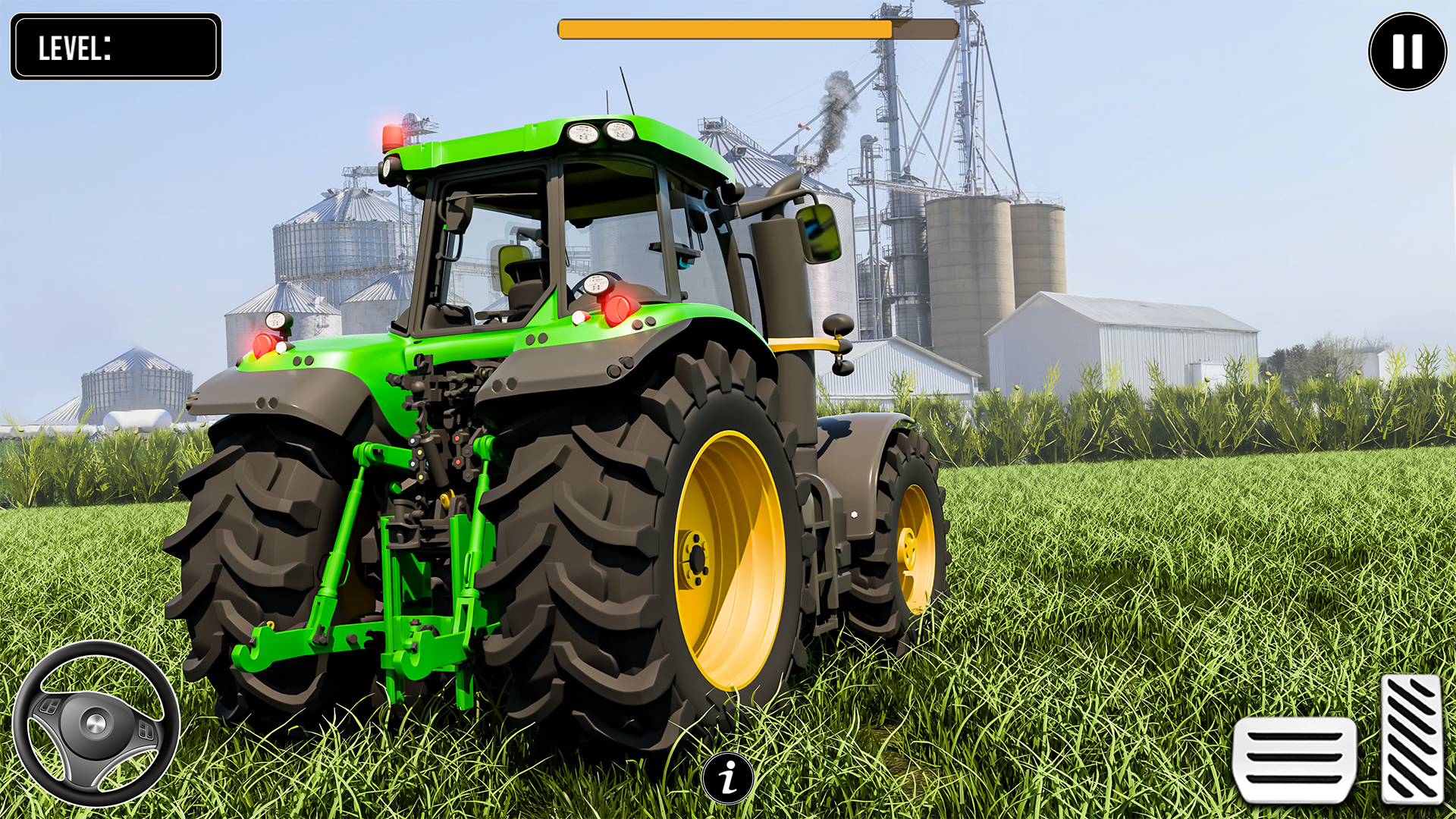 Virtual Tractor Village Farming Crop Simulator Thresher & Harvester ...