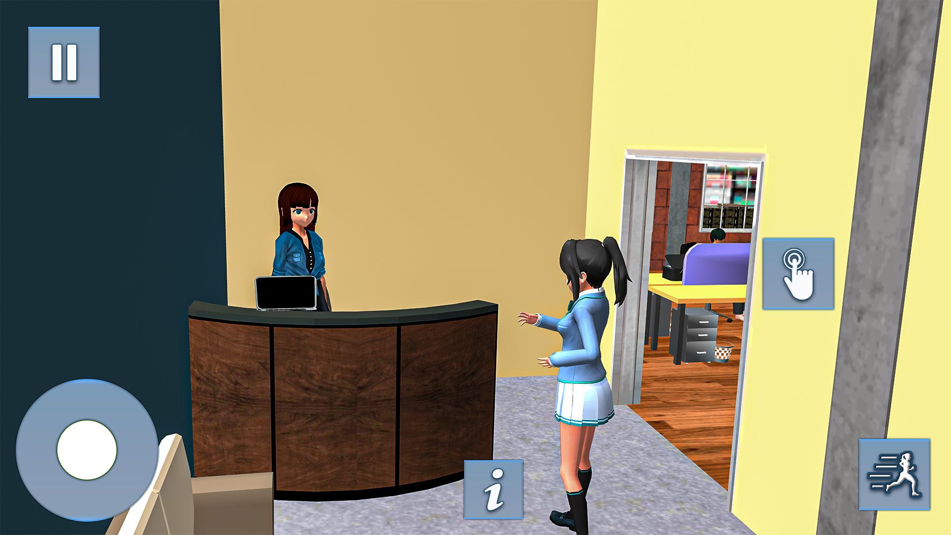 Anime Office Girl Simulator Game: Anime Games 3D - Life Simulator Games ...