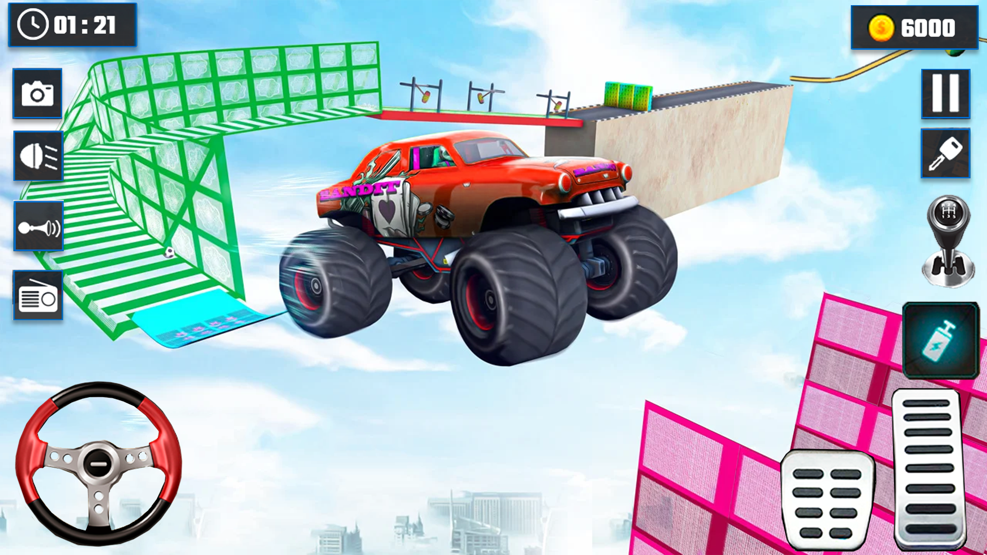 Car Games 3D: Mega Ramp Car Race 3D. Car racing simulator games offline ...