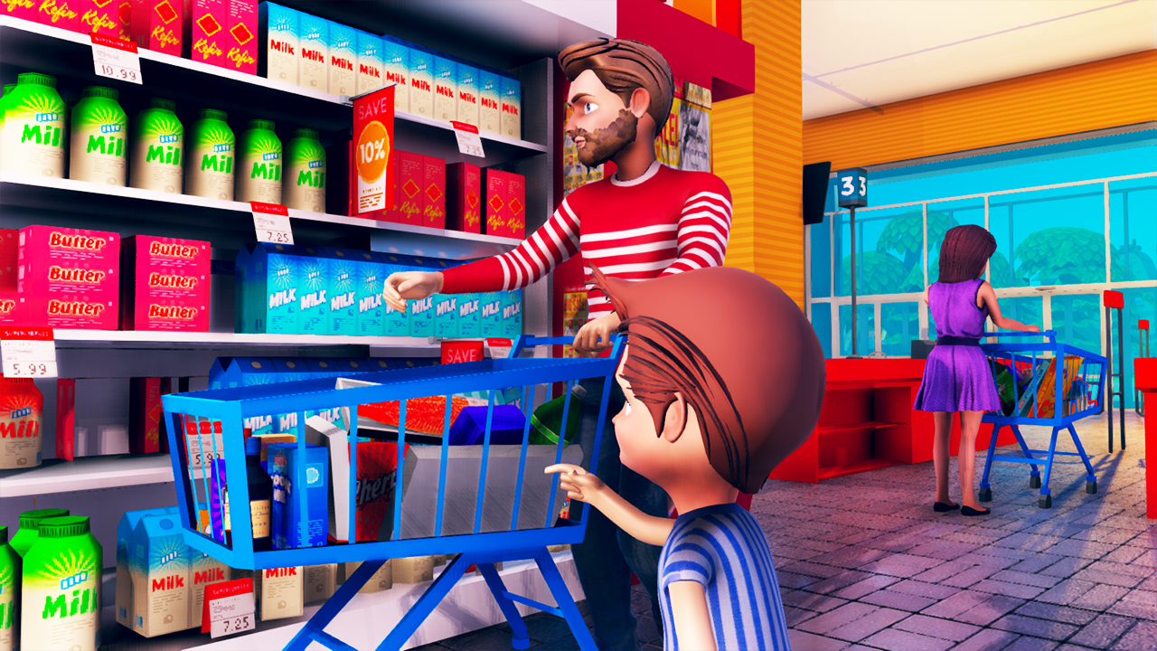 Virtual Twins Baby Mother Simulator : Family Fun Simulator Game 3D ...