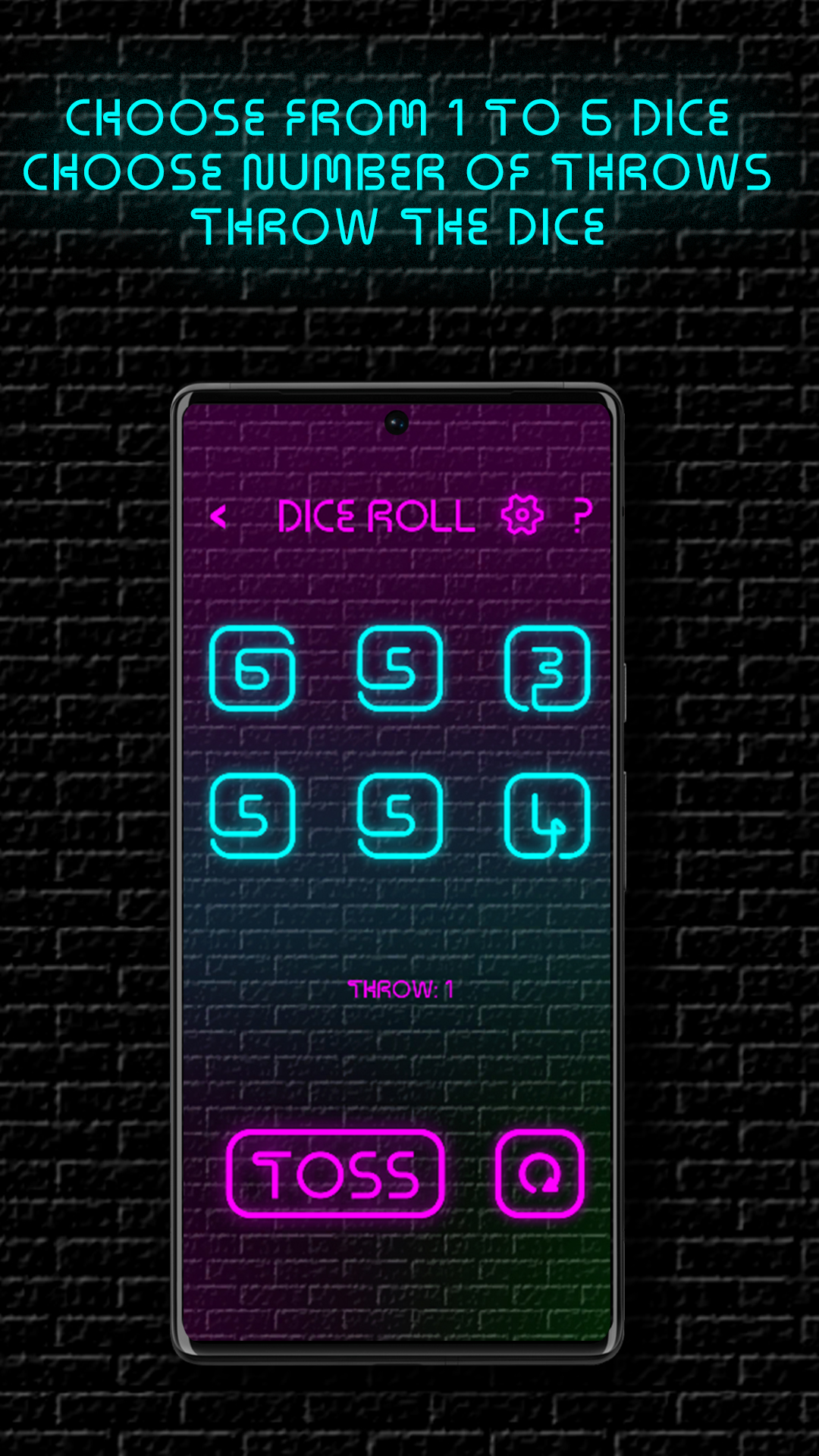 Wheel Spinner, Dice Throw, Coin Flip & Counter - App on the Amazon Appstore
