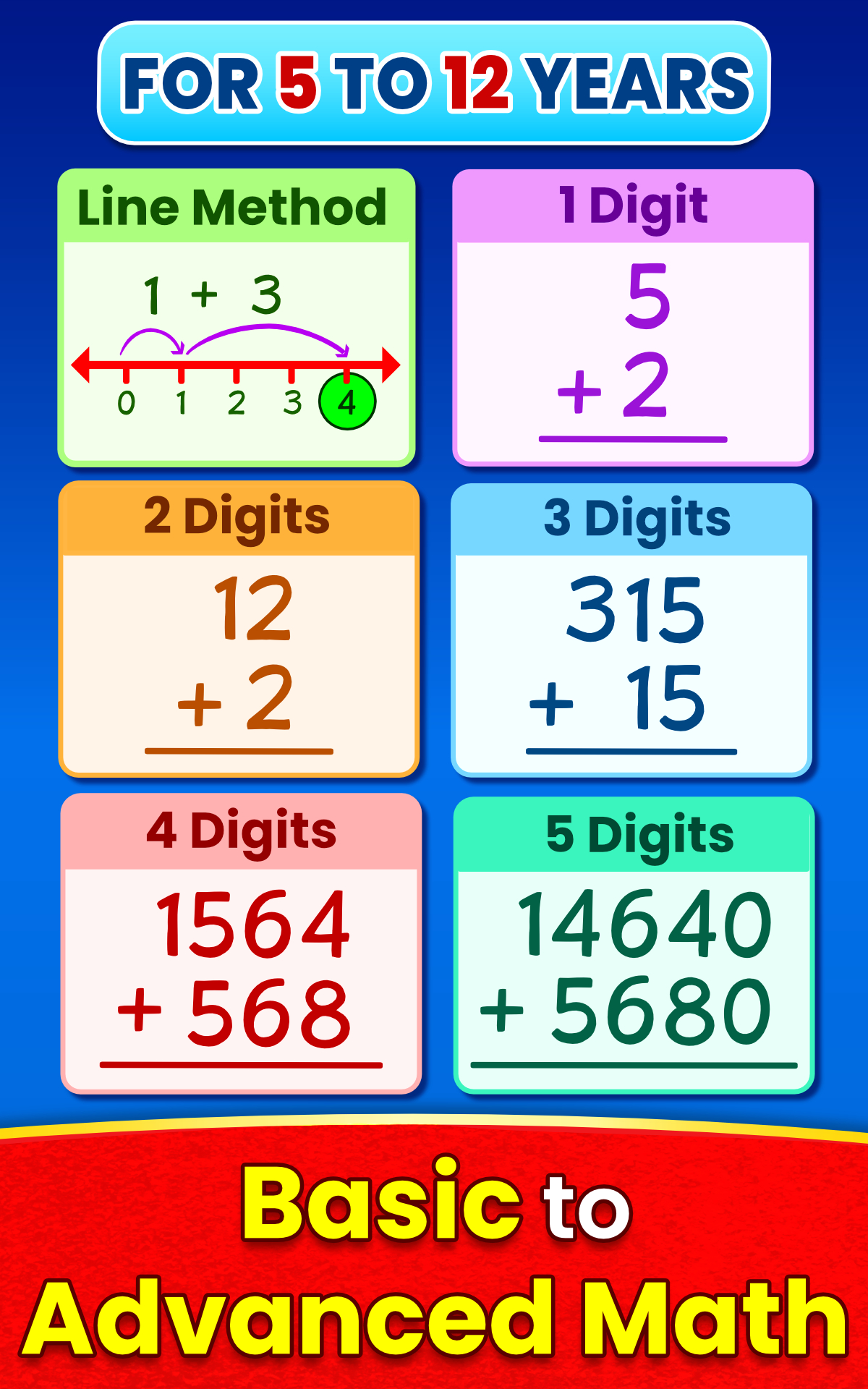 Math Games - Addition, Subtraction, Multiplication and Division ...
