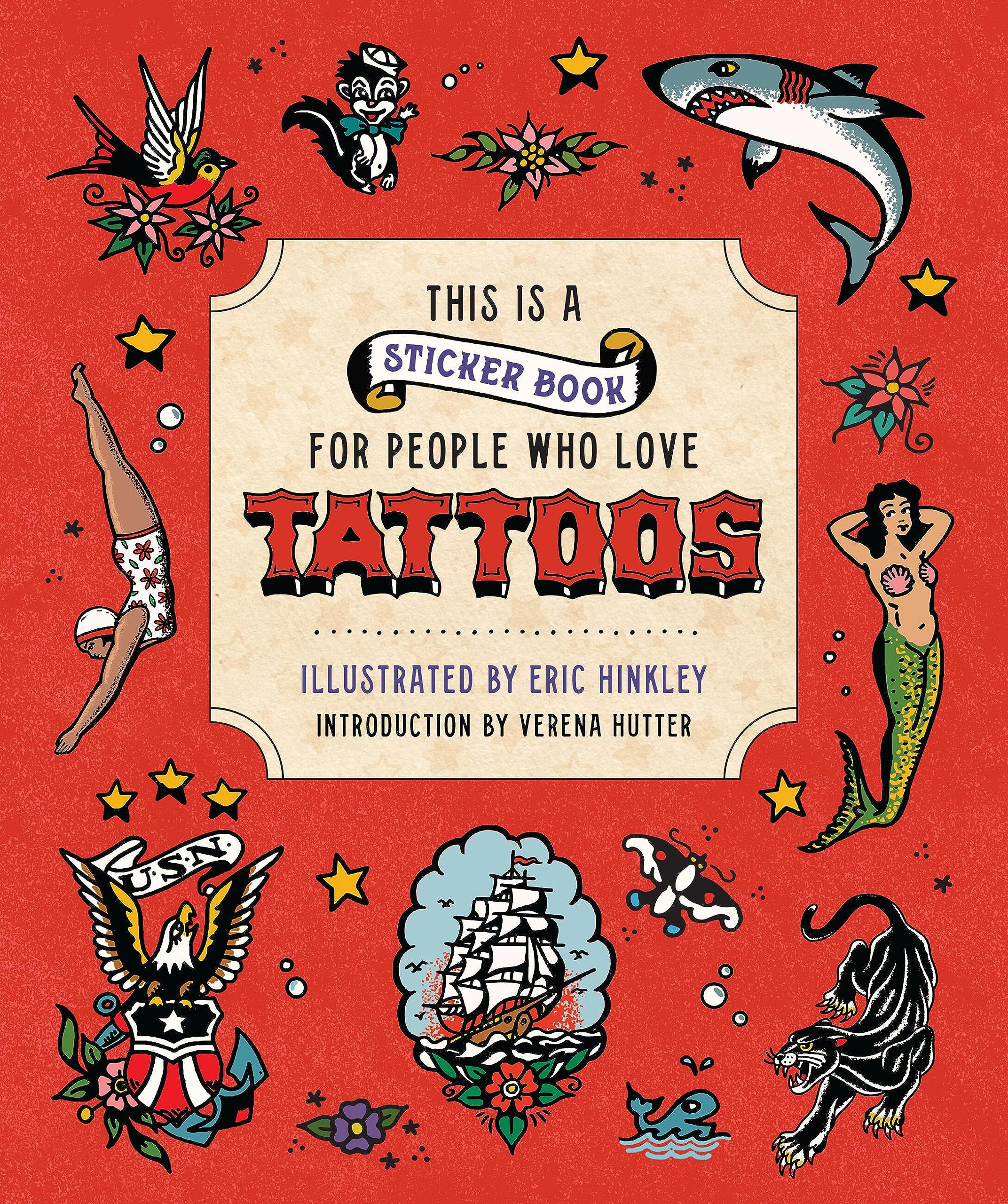 This is a Sticker Book for People Who Love Tattoos: Amazon.co.uk ...
