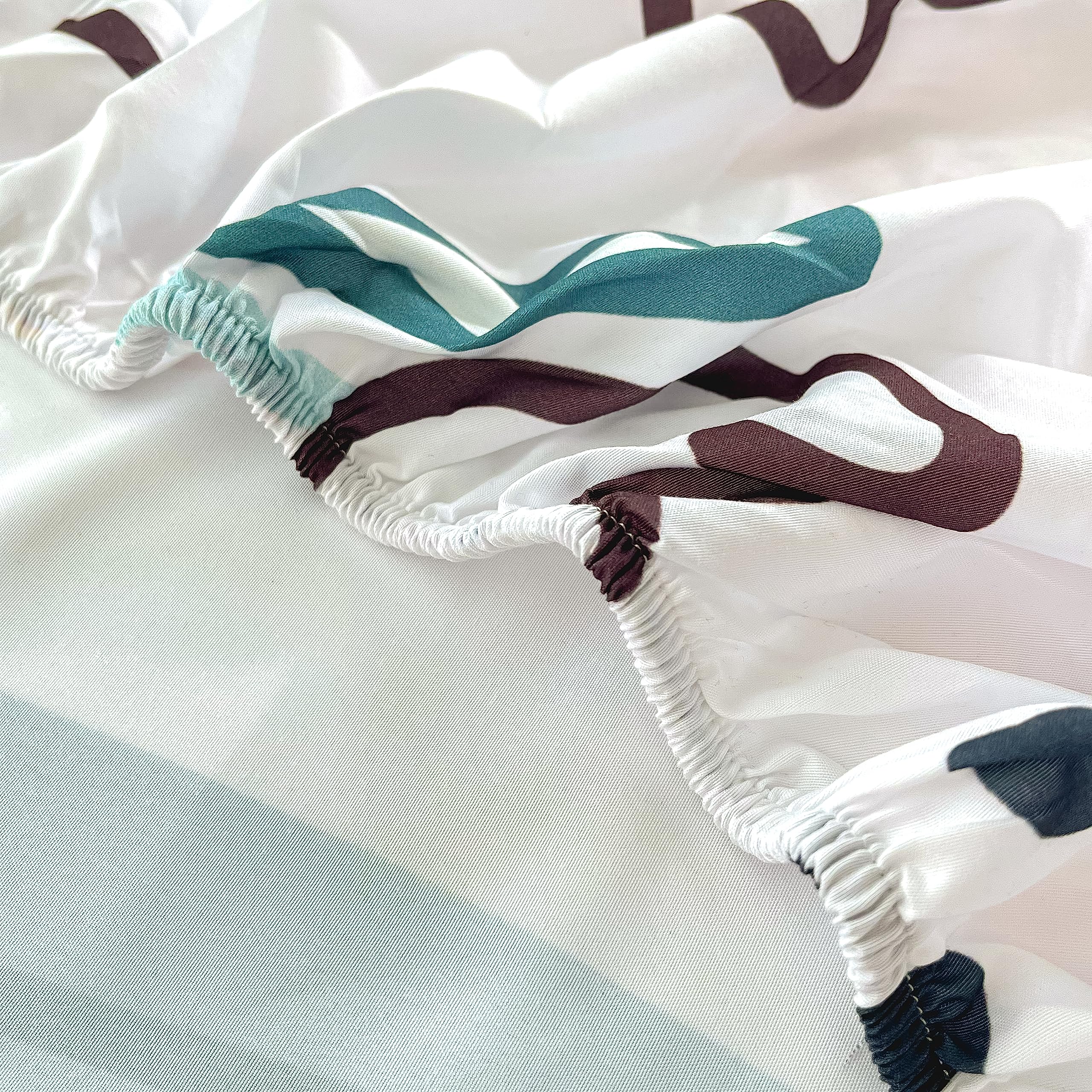 CVHOUSE Cat Fitted Sheet Twin Size,Cartoon Cat Bed Sheet Set for Kids ...