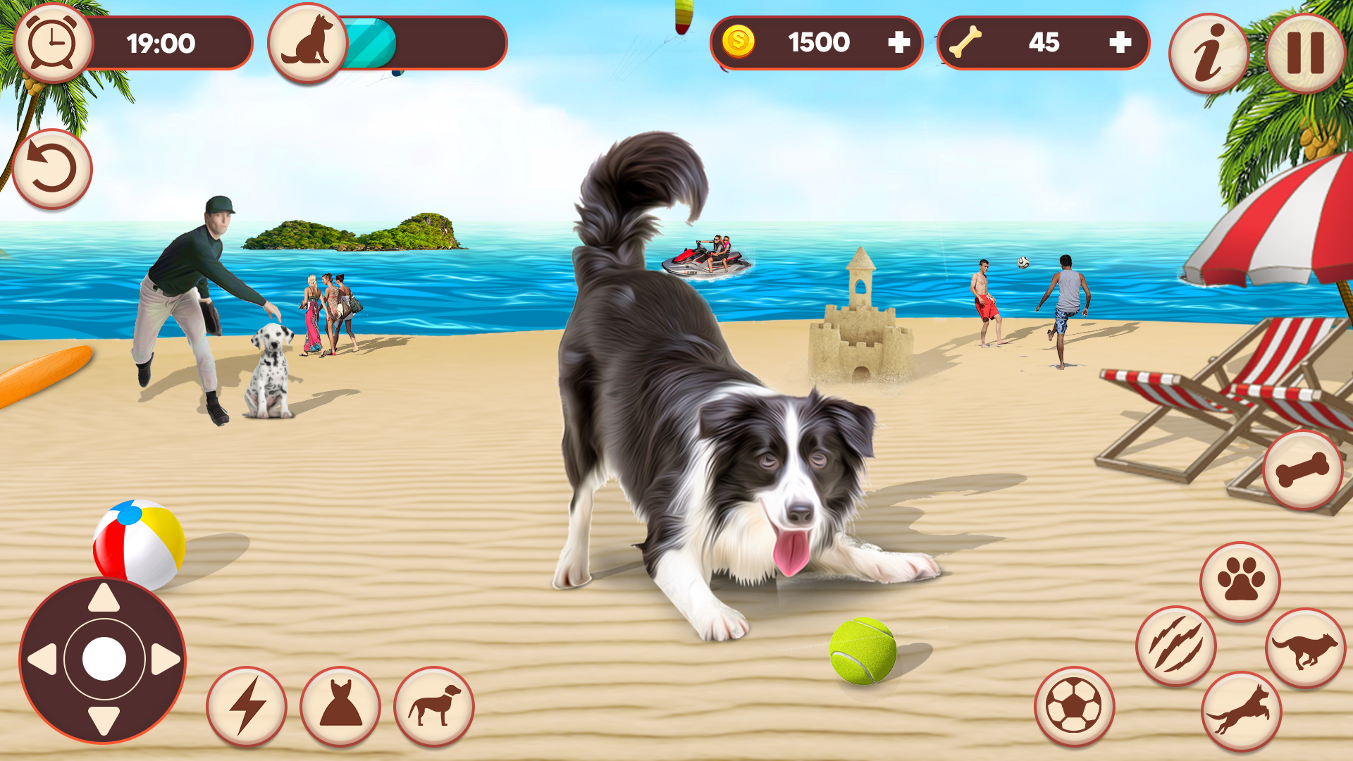 Dog Simulator Game - Cute Puppy Pet Dog Sim Online Talking Dog Games ...