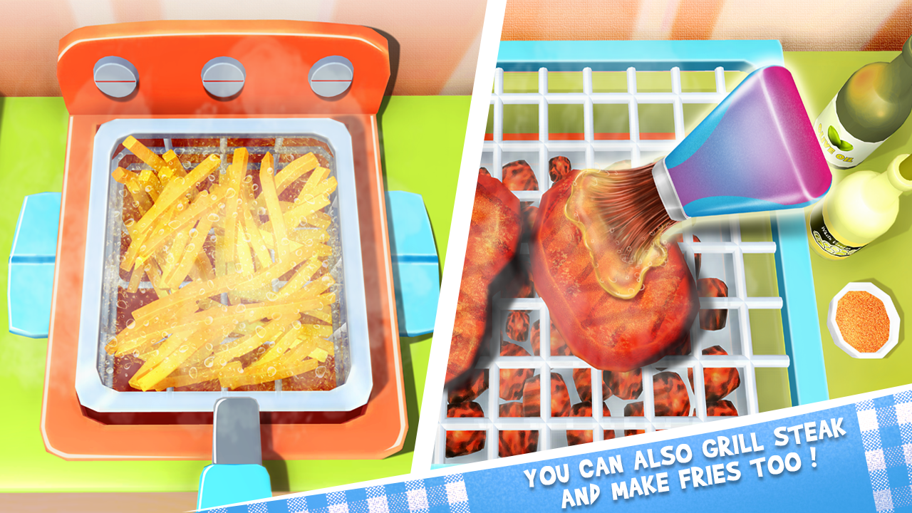 Crazy Cooking Steak Maker 3D - Kids Maker Games FREE:Amazon.com ...