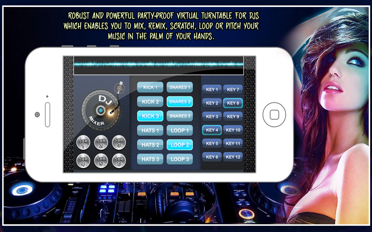 Aplicación DJ Mixer en Amazon Appstore