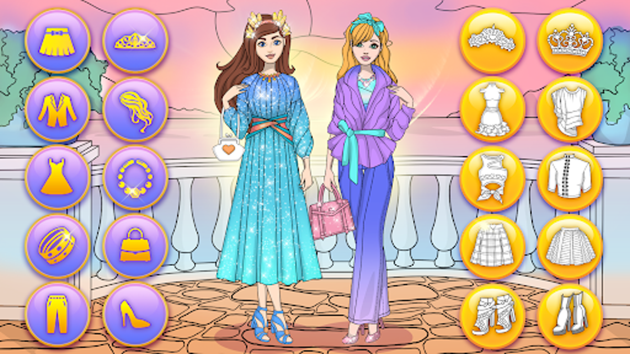 Girl Coloring Dress Up Games - App on Amazon Appstore