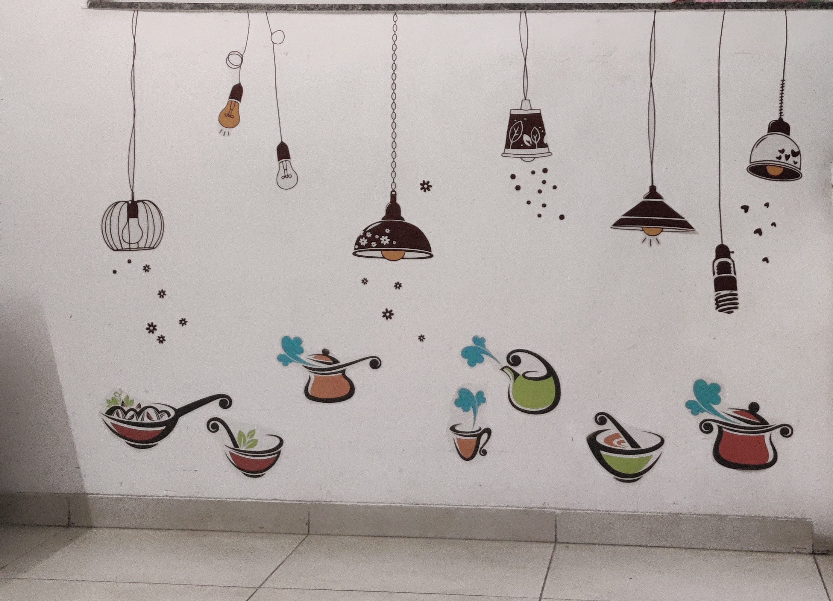 Buy Sticker Studio PVC Vinyl Kitchen Utensils Cooking Tools Culinary ...