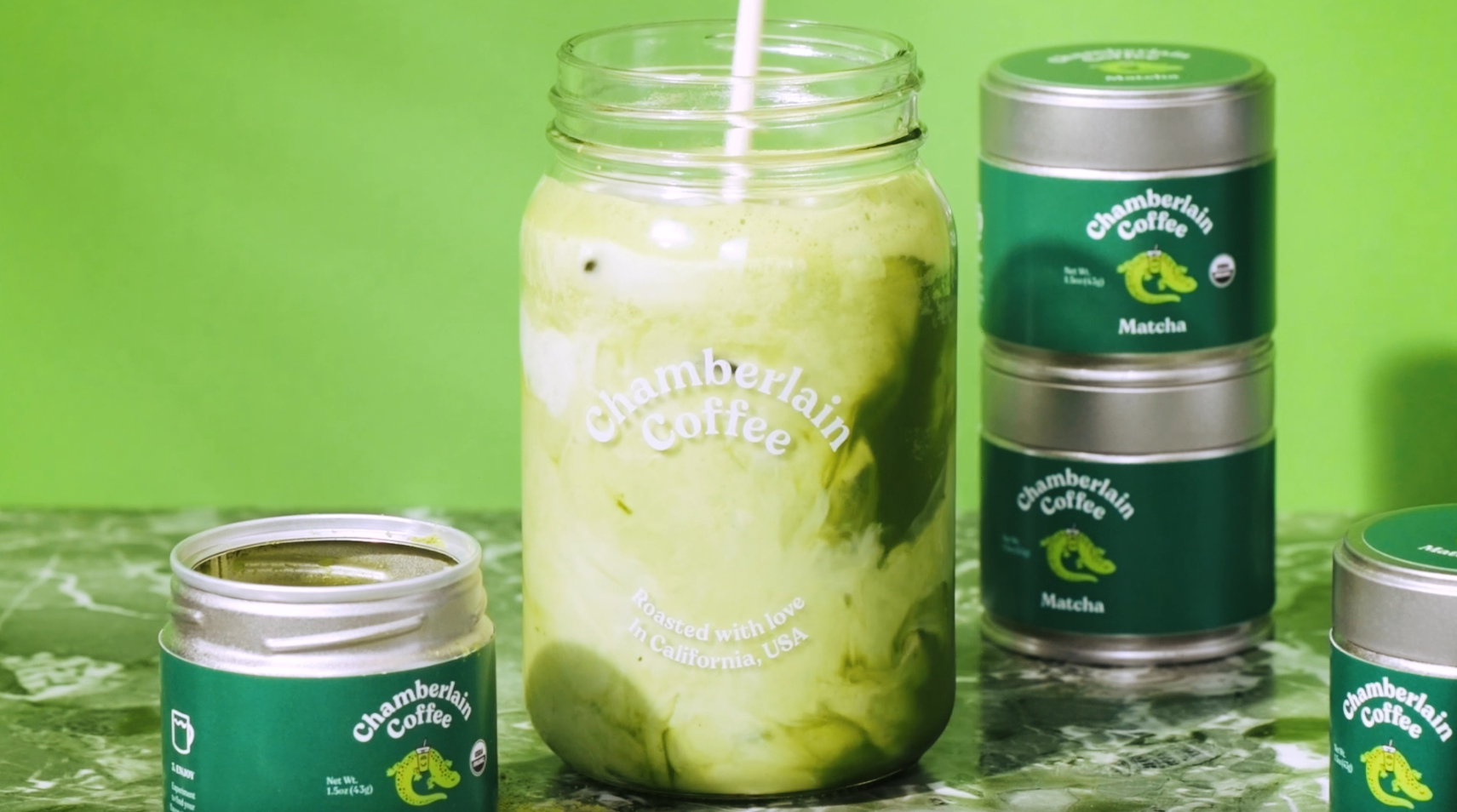 Chamberlain Coffee Matcha Starter Kit - Ceremonial Grade Powder ...