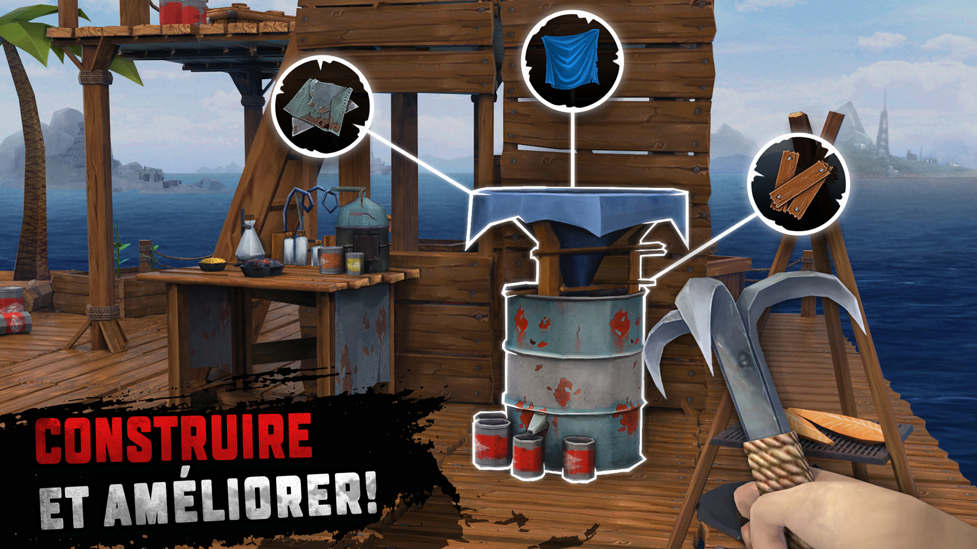 Raft Survival: Survie sur un radeau - Nomad - Application sur Amazon ...