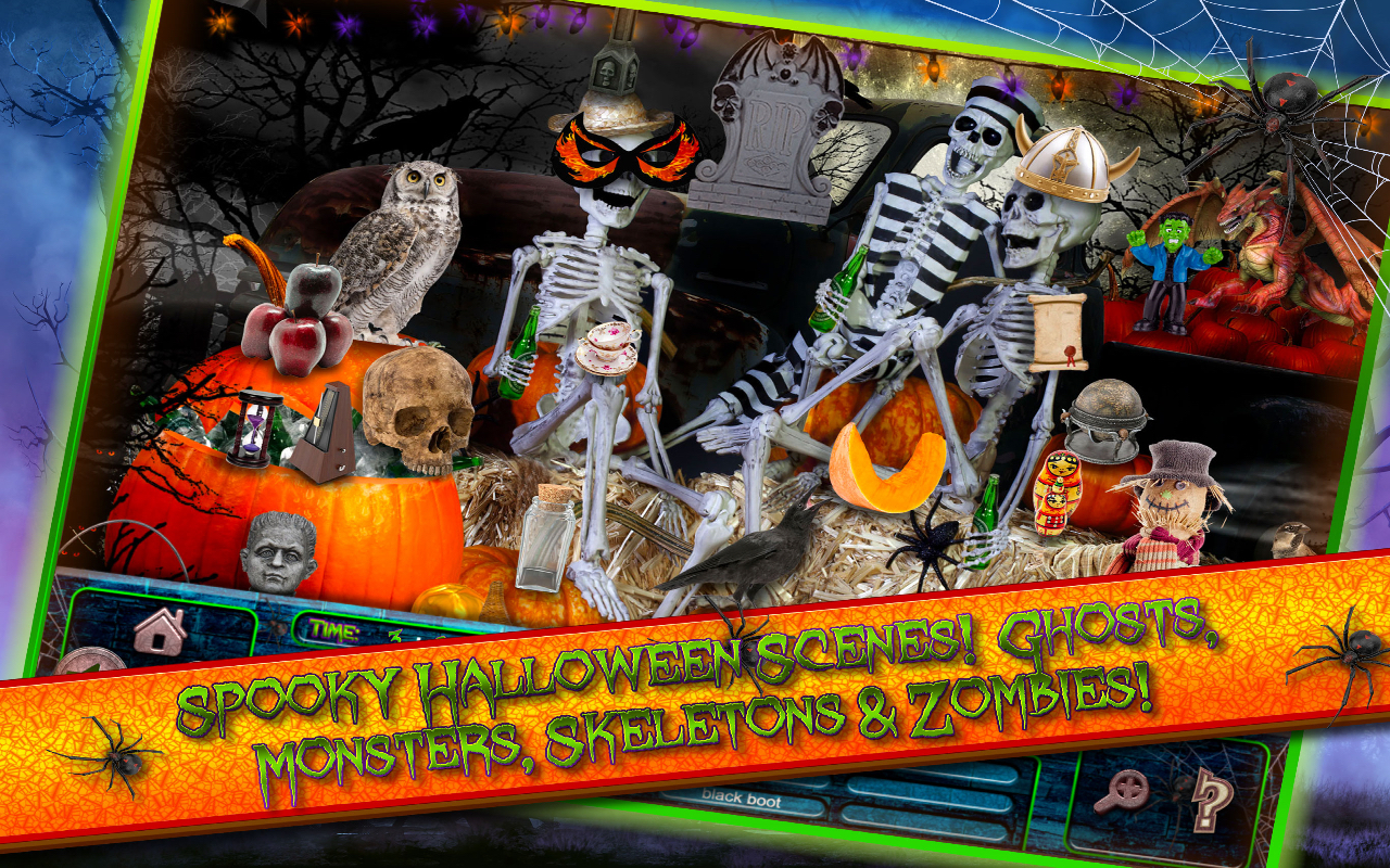 Hidden Objects Halloween Haunted Secret – Autumn Season Object Time ...