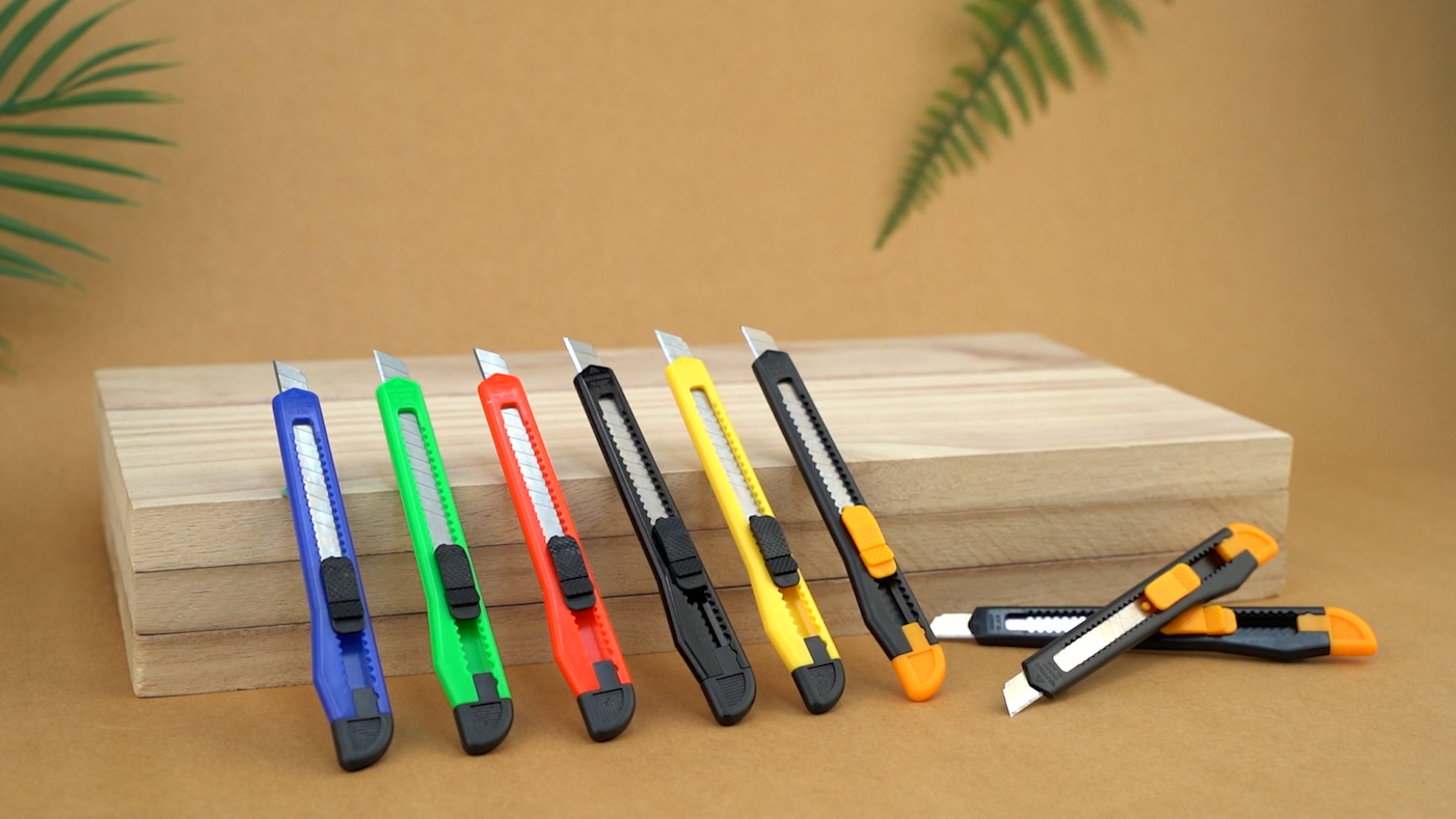 Utility Knife Box Cutter Retractable Utility Razor Knife For Crafts ...