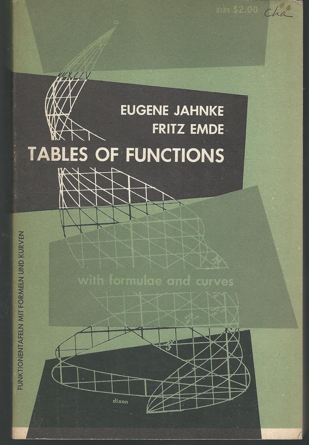 Tables of Functions with Formulae and Curves: Books - Amazon.ca