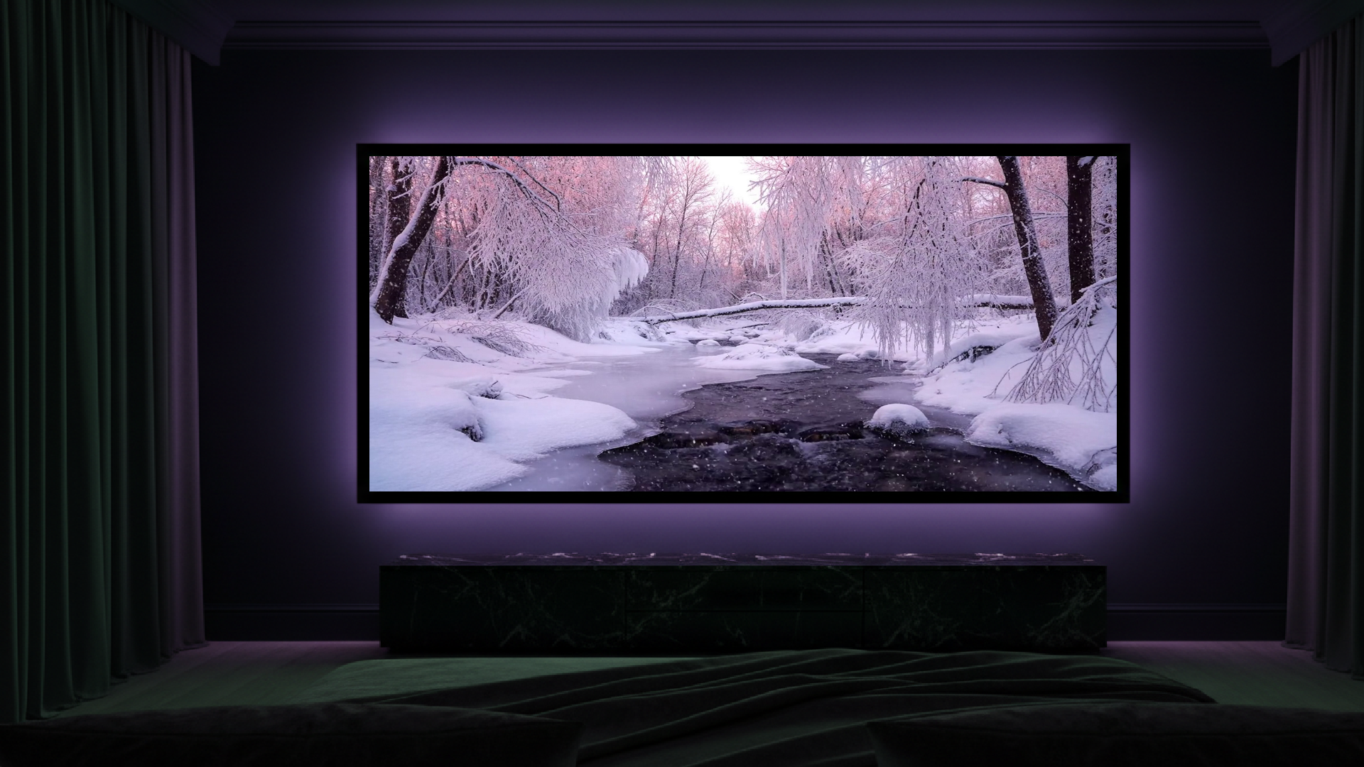 4K Serene Winter River Screensaver Fire TV - App on Amazon Appstore