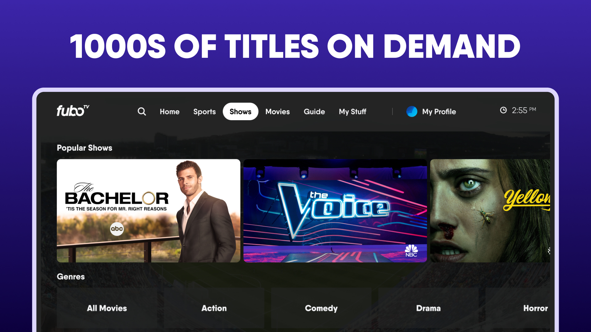 fuboTV: Watch Live Sports, TV Shows, Movies & News:Amazon.com:Appstore ...