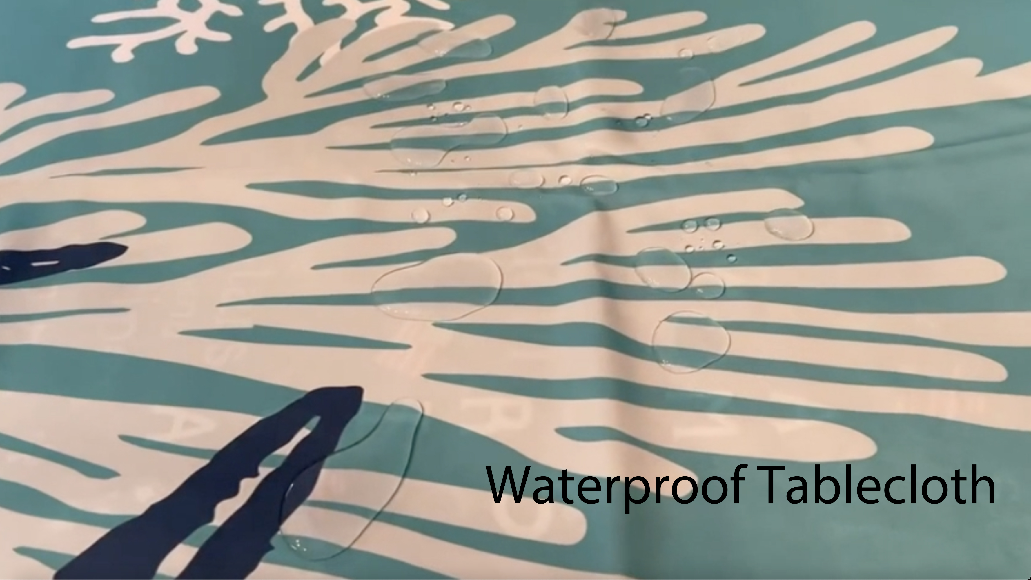 Watch Water Resistant Coastal Tablecloth for Outdoor Indoor on Amazon Live