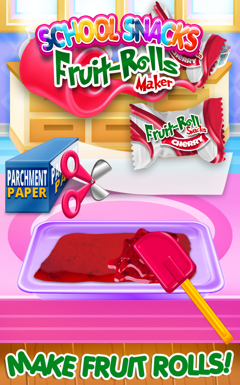 Fruit Roll Candy Maker - School Snacks Simulator & Kids Dessert Food ...