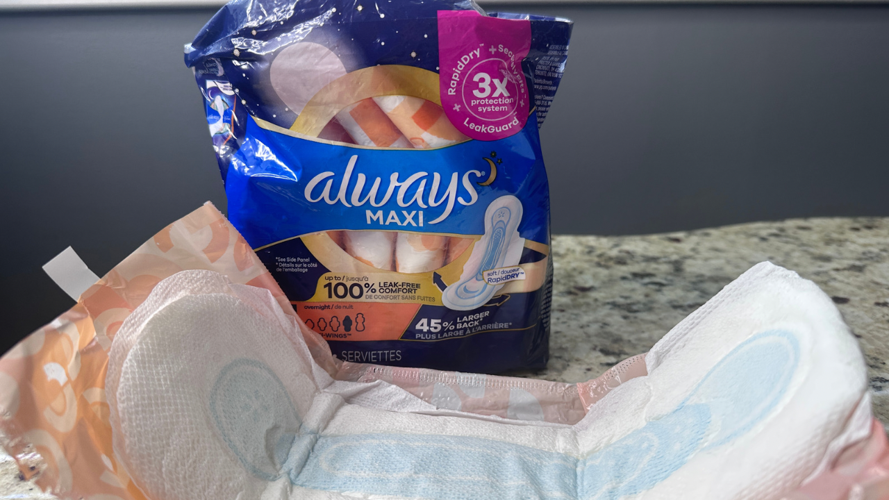 Watch Always Maxi Size 4 Overnight Pads on Amazon Live