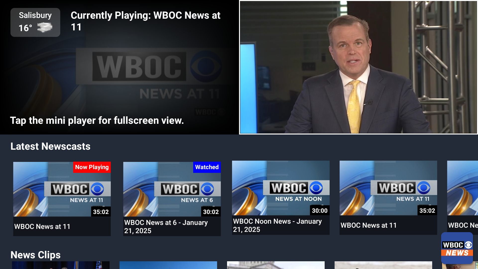 Wboc Logo WBOC News App On Amazon Appstore