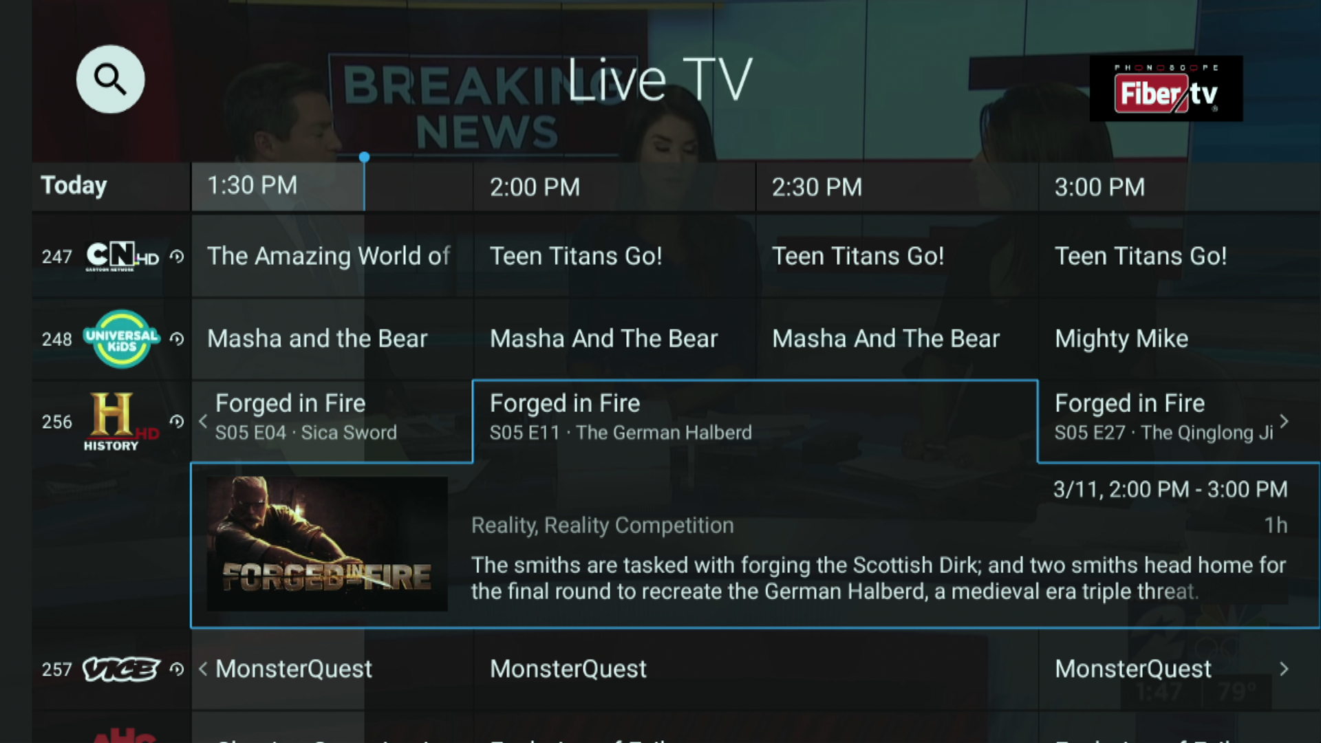 Phonoscope Fiber TV - App on Amazon Appstore