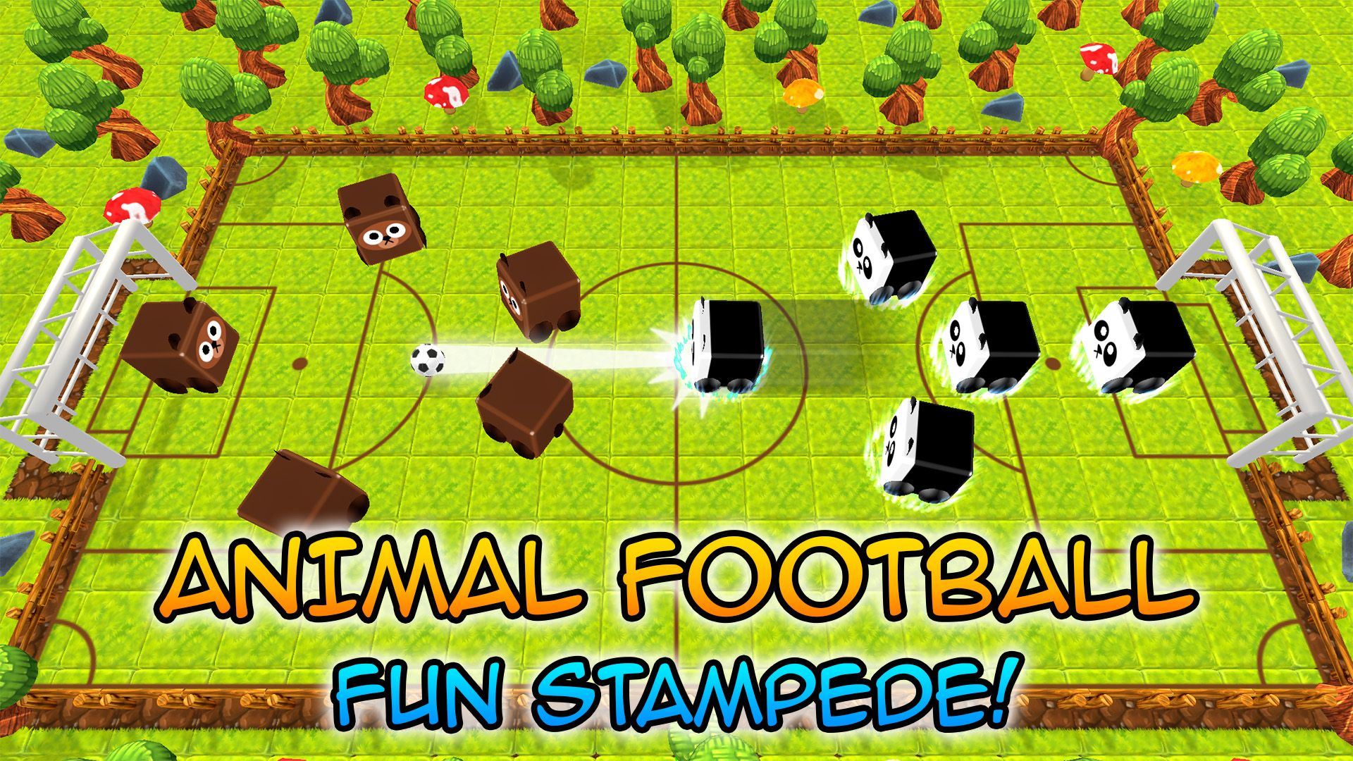 Animal Football: Fun Stampede - Pet Board Soccer Simulator Game - App ...