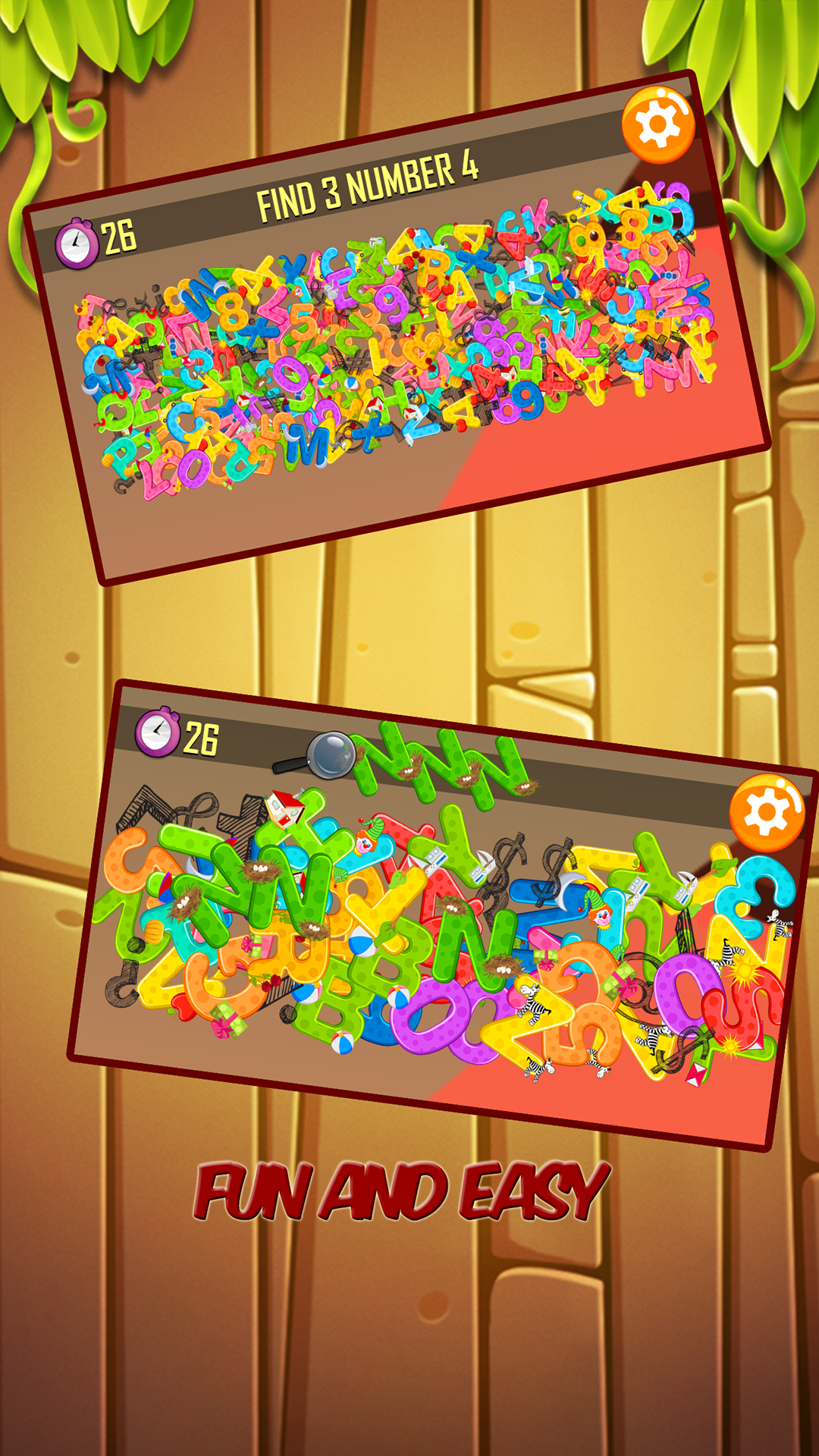 Hidden Alphabet Letter & Number - Game for kids , kindergarden and ...