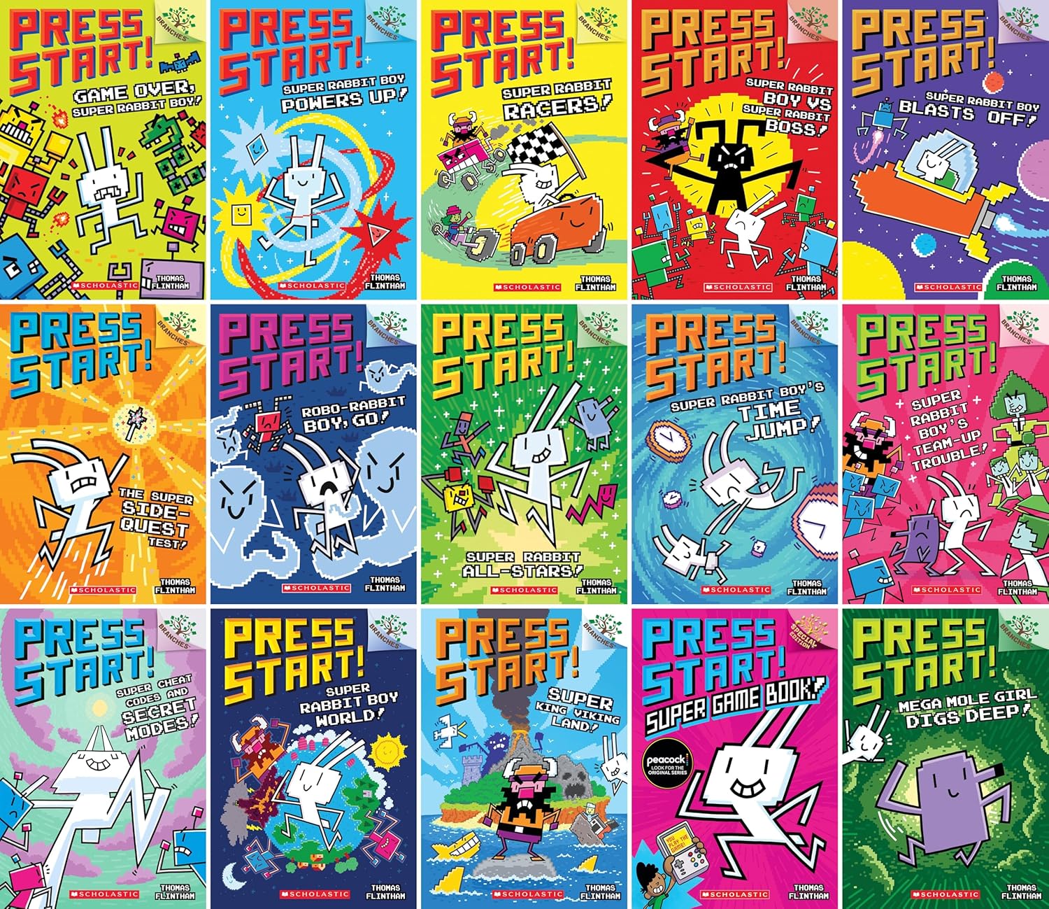 Press Start! Complete Series Set (Books 1-15): Thomas Flintham, Thomas ...