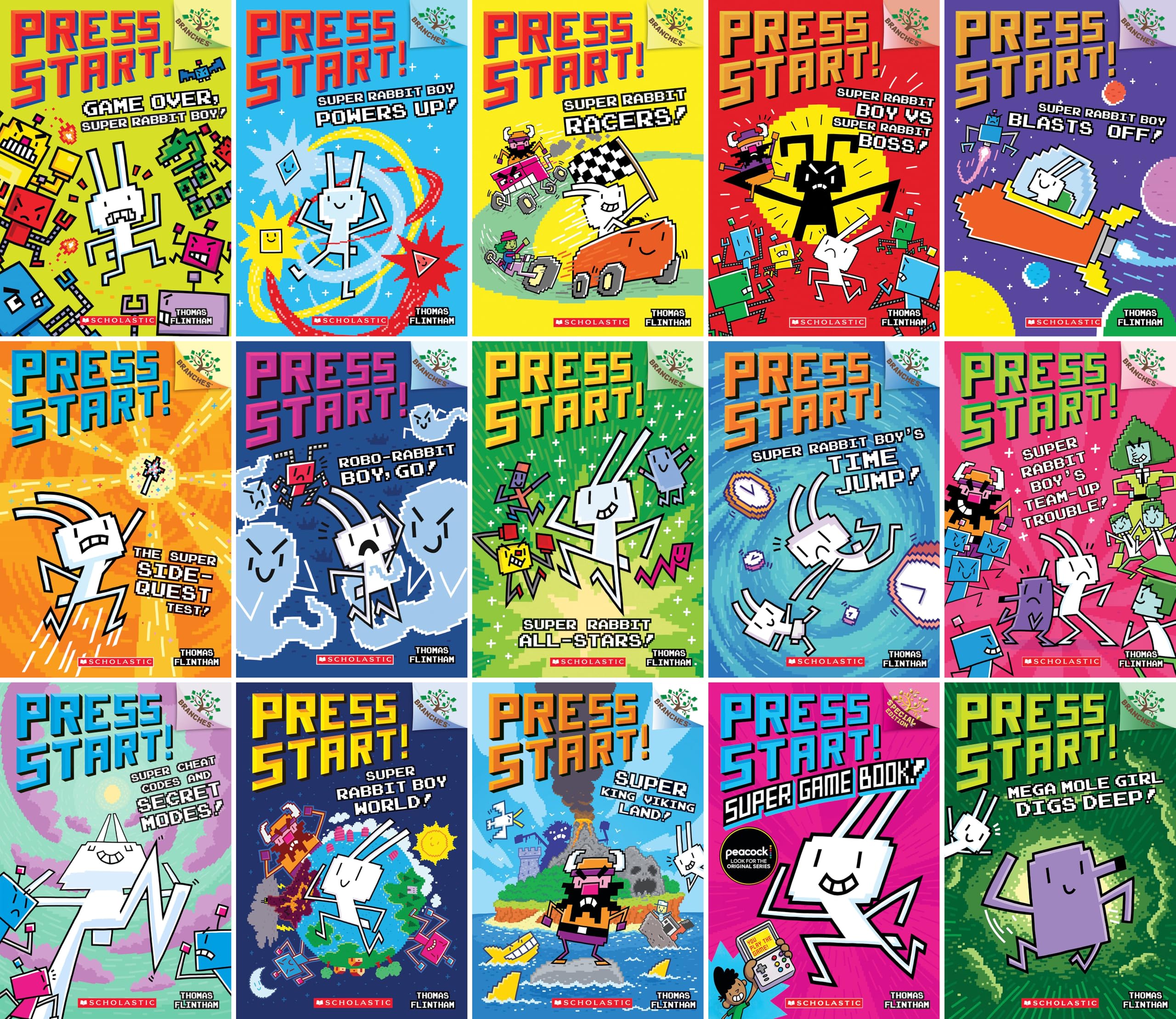 Press Start! Complete Series Set (Books 1-15): Thomas Flintham, Thomas ...