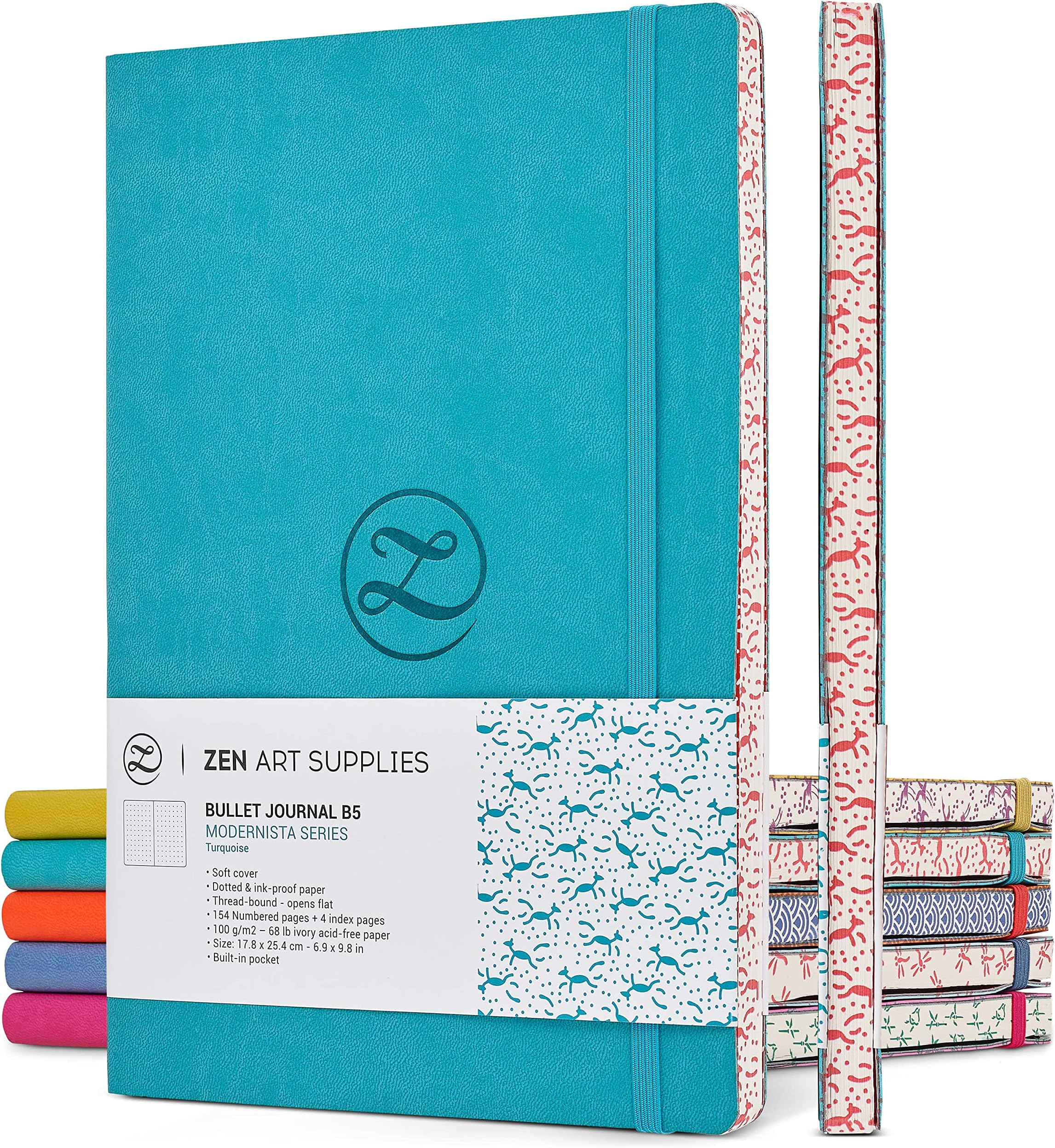 Large B5 Dotted Notebook - Enjoy Bullet Journaling with a Soft Cover ...
