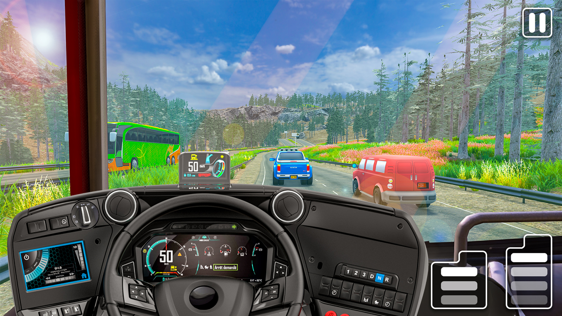 Off-road Bus Simulator Modern City Luxury Buses Games 2023 - Hill Climb ...