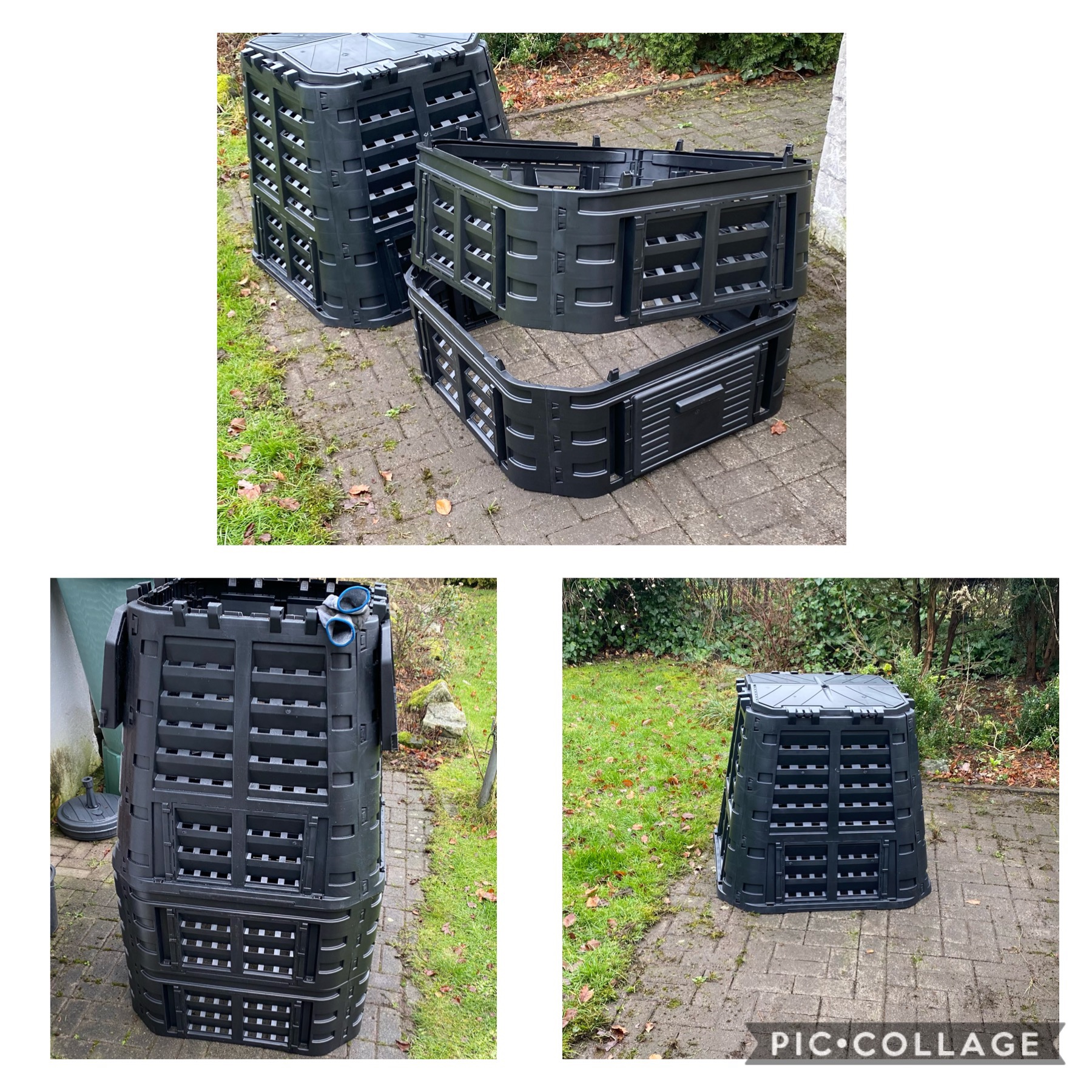 Thermo Bio 880 L Multi Komposter Kompostierer Kunststoff kompostieren ...