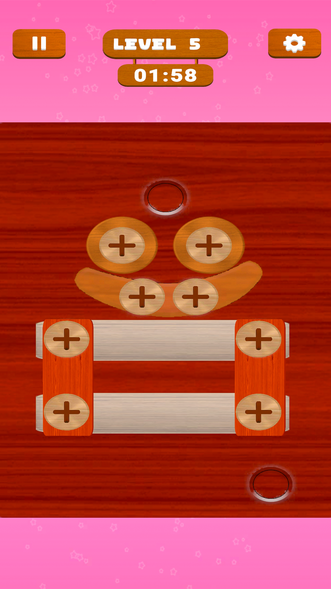 Unscrew Wood Nuts and Bolt Game: Wood Nuts Challenge Puzzle - App on ...