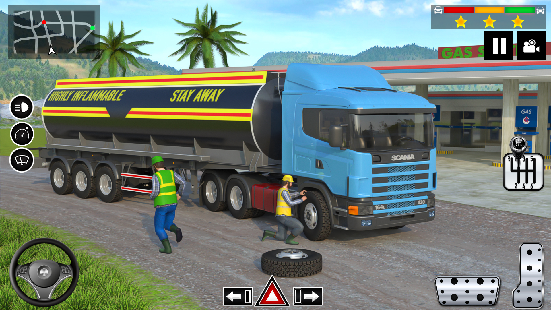 USA Oil Tanker Truck Driving Games 2024 - Real Open World Truck Parking ...