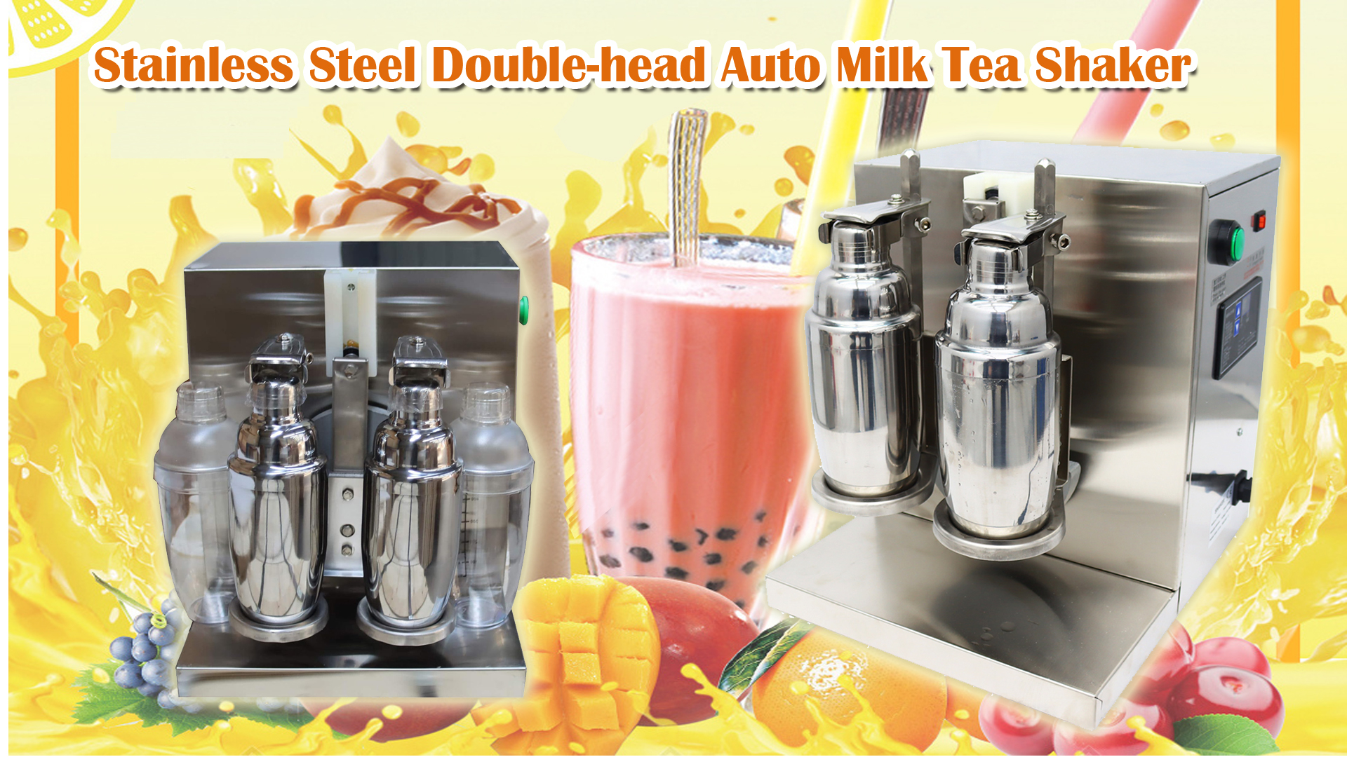 Watch INTBUYING Bubble Boba Milk Tea Shaker Machine Operation on Amazon ...