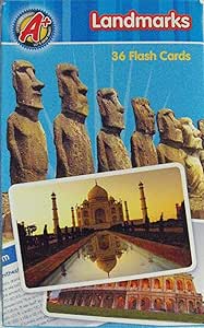Amazon.com: A+ Landmarks 36 Flash Cards : Toys & Games